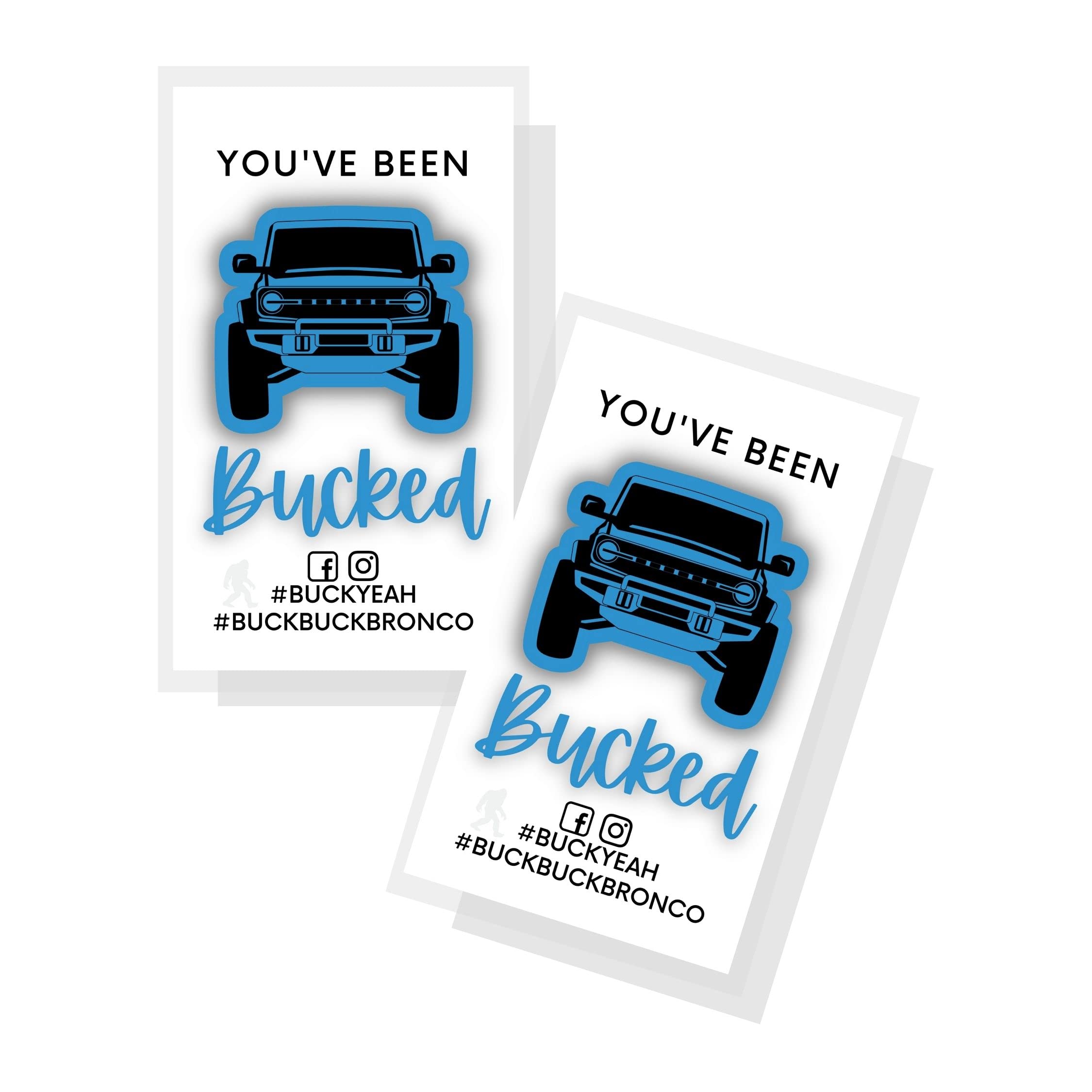 Buy You Have Been Bucked Hang Tag with Velocity Blue Bronco,Buck Buck ...