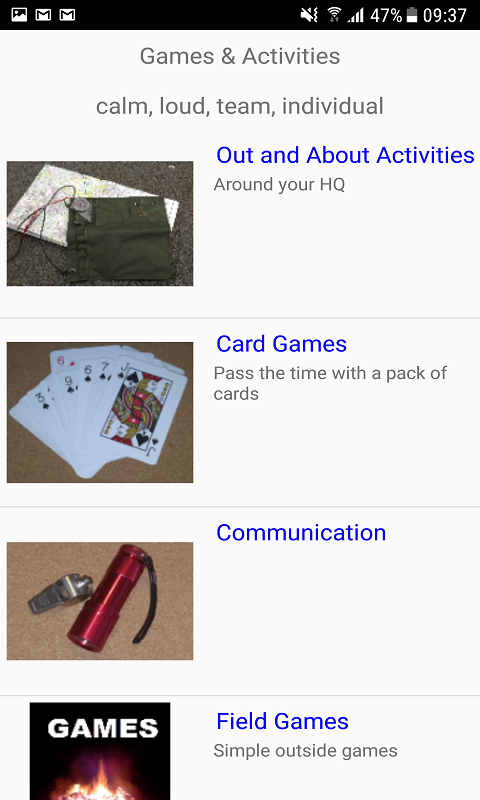 Scouting Games - App on Amazon Appstore