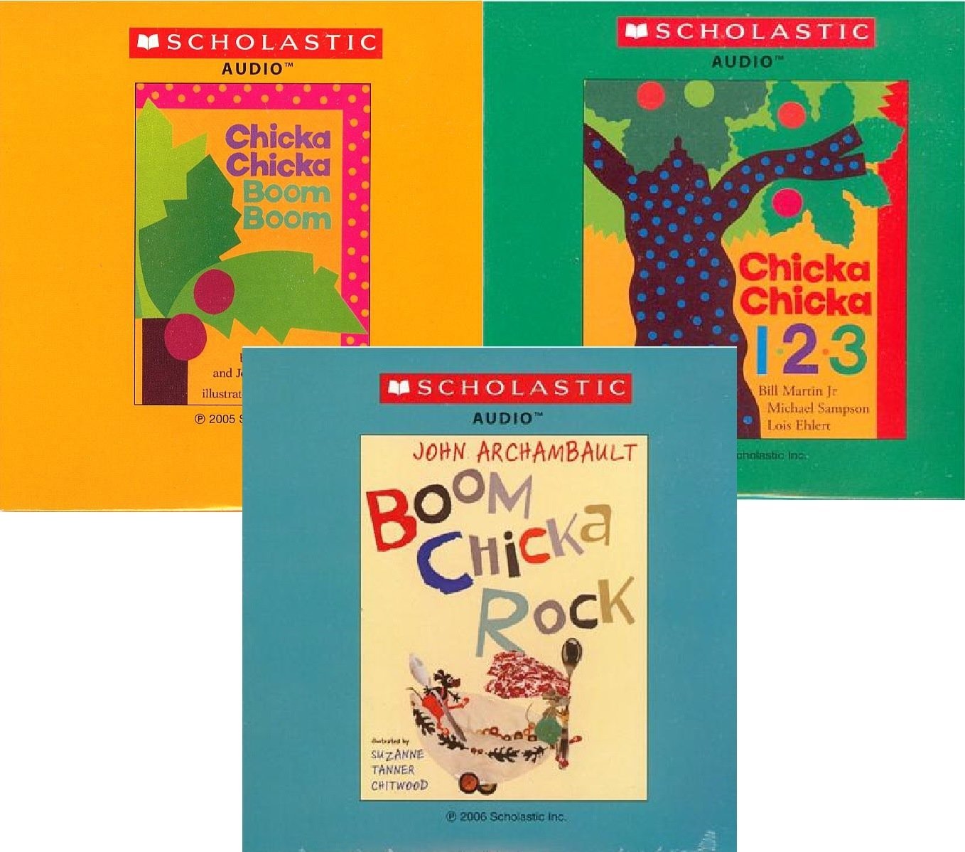 Buy Chicka Chicka Boom Boom CD Trio- Set of Three Audio CDs Includes ...