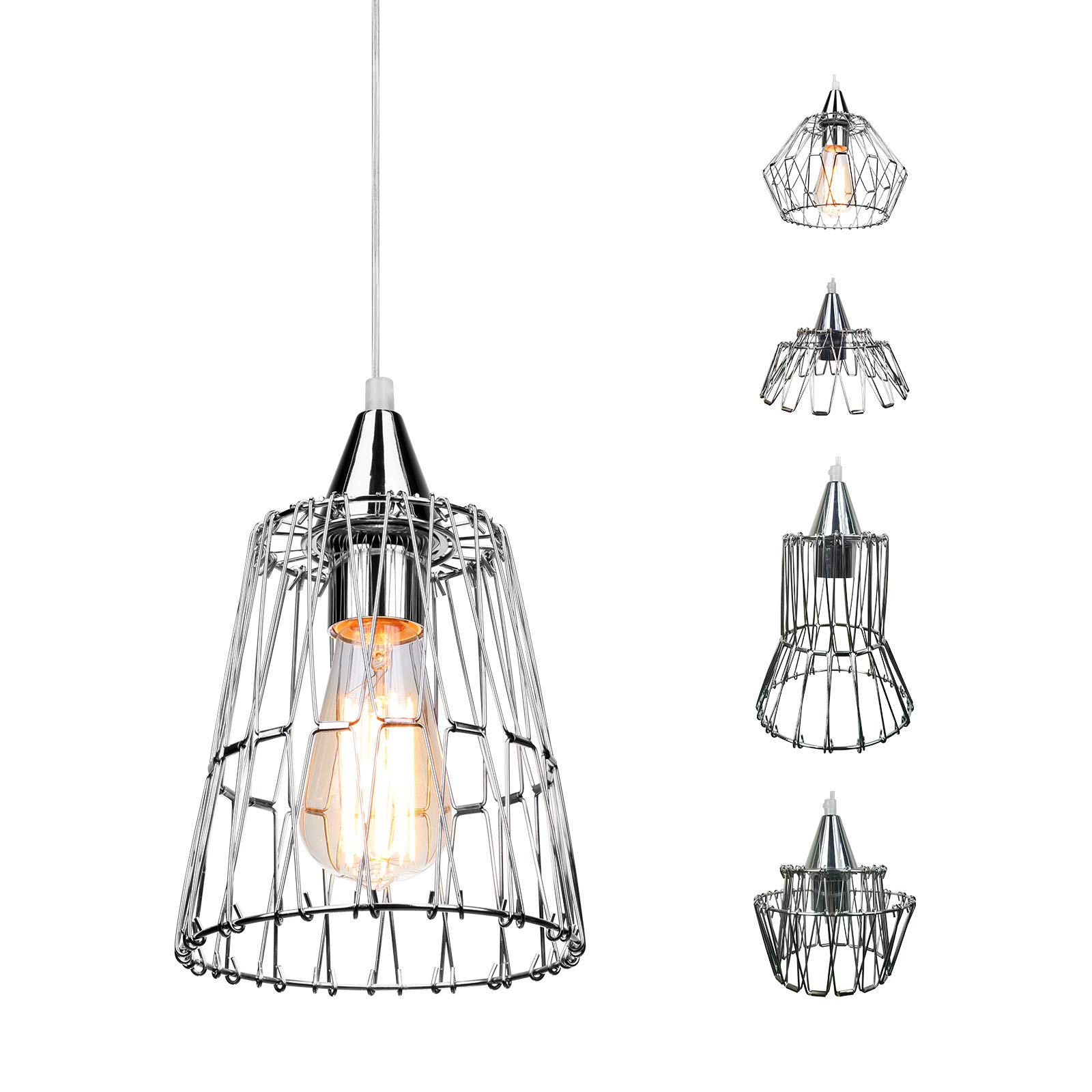 Buy ENCOFT Pendant Light Fixture Chrome Fun DIY Lamp DIY Deformable buy-encoft-pendant-light-fixture-chrome-fun-diy-lamp-diy-deformable