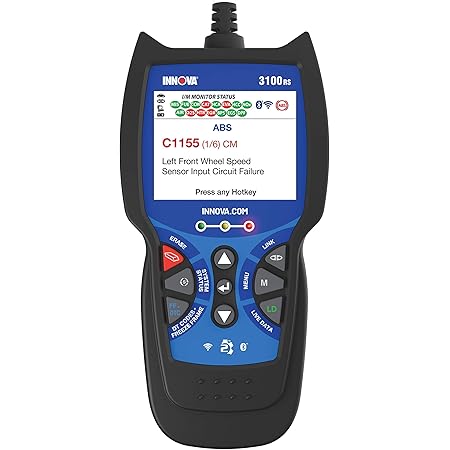 Amazon.com: Innova 3100 Diagnostic Scan Tool Code Reader with ABS and ...