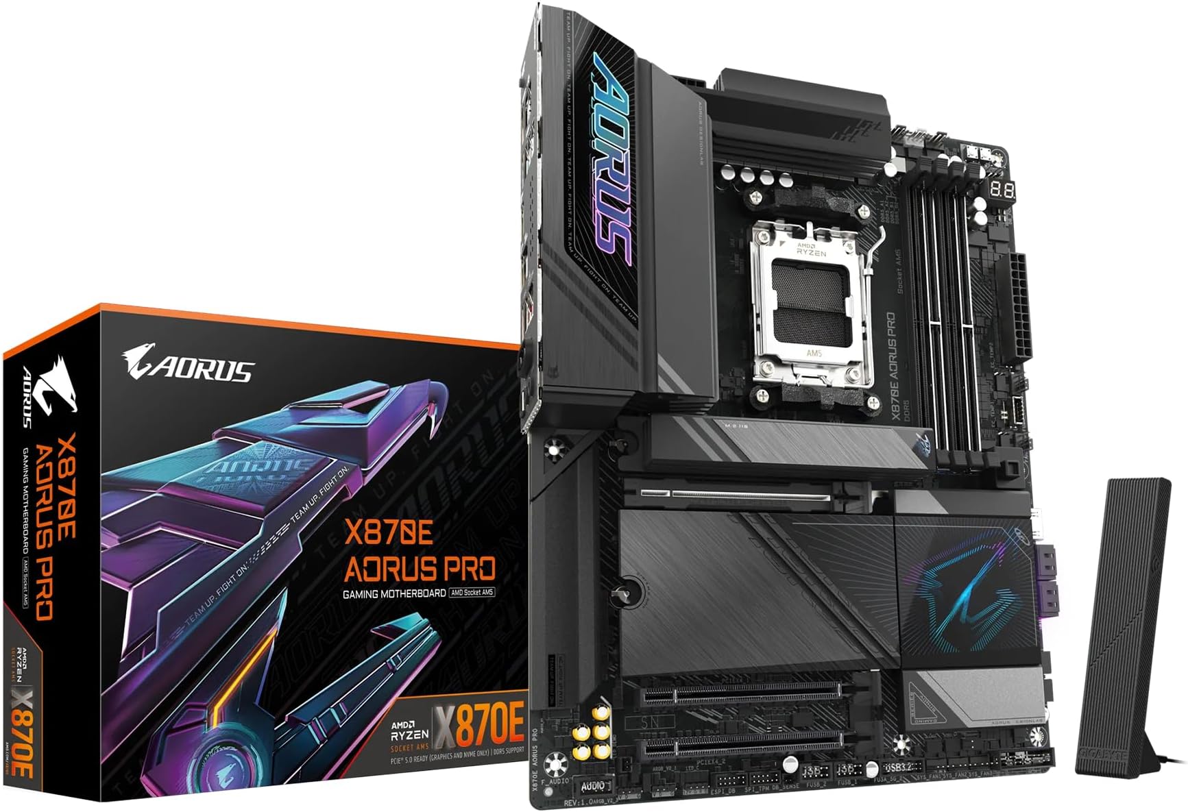 Amazon.co.jp: GIGABYTE X870E AORUS PRO AMD X870E Chipset ATX ...