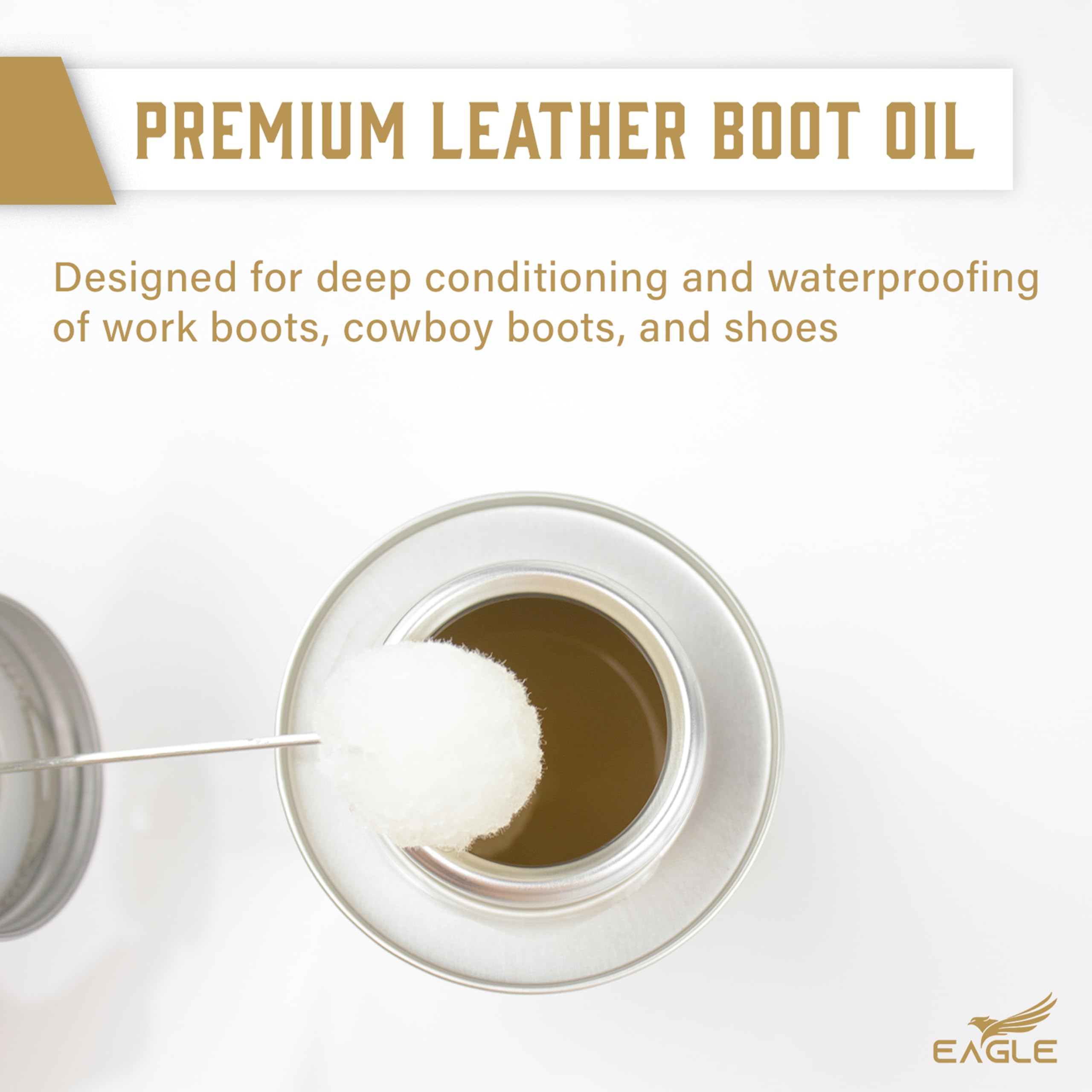 Snapklik.com : Eagle Leather Boot Oil For Work Boots, Cowboy Boots ...