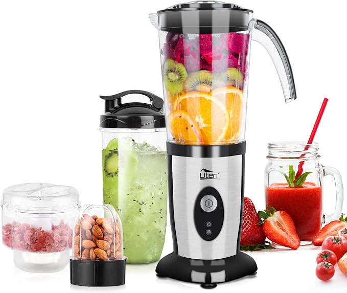 Uten Frullatori da Tavolo, 5-in-1 Mini Blender, Juicer per Frullato ...