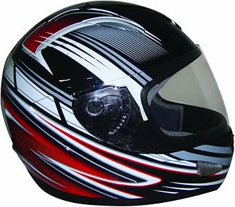 Amazon.com: SMS Helmets Rhode Never Surrender Helmet (Black/Red, Small ...