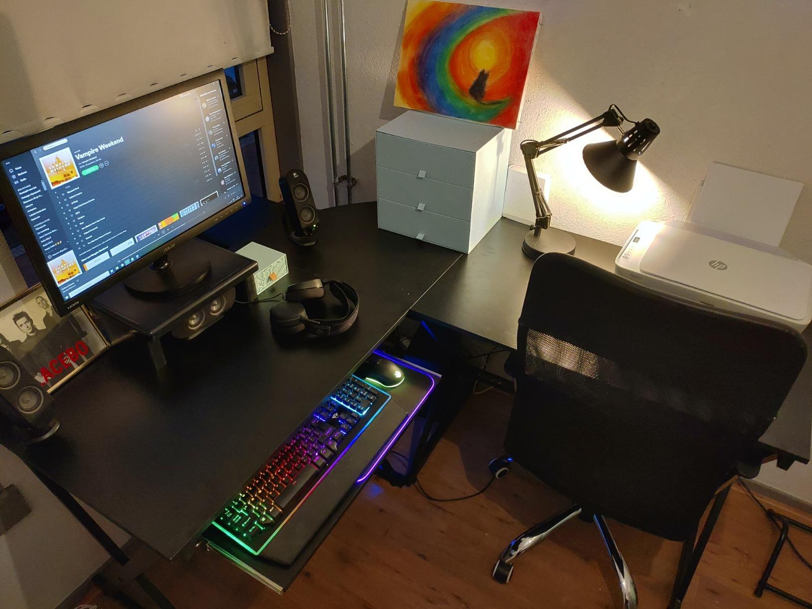 Songmics Computerbureau, computertafel, bureau, bureau, computertafel ...