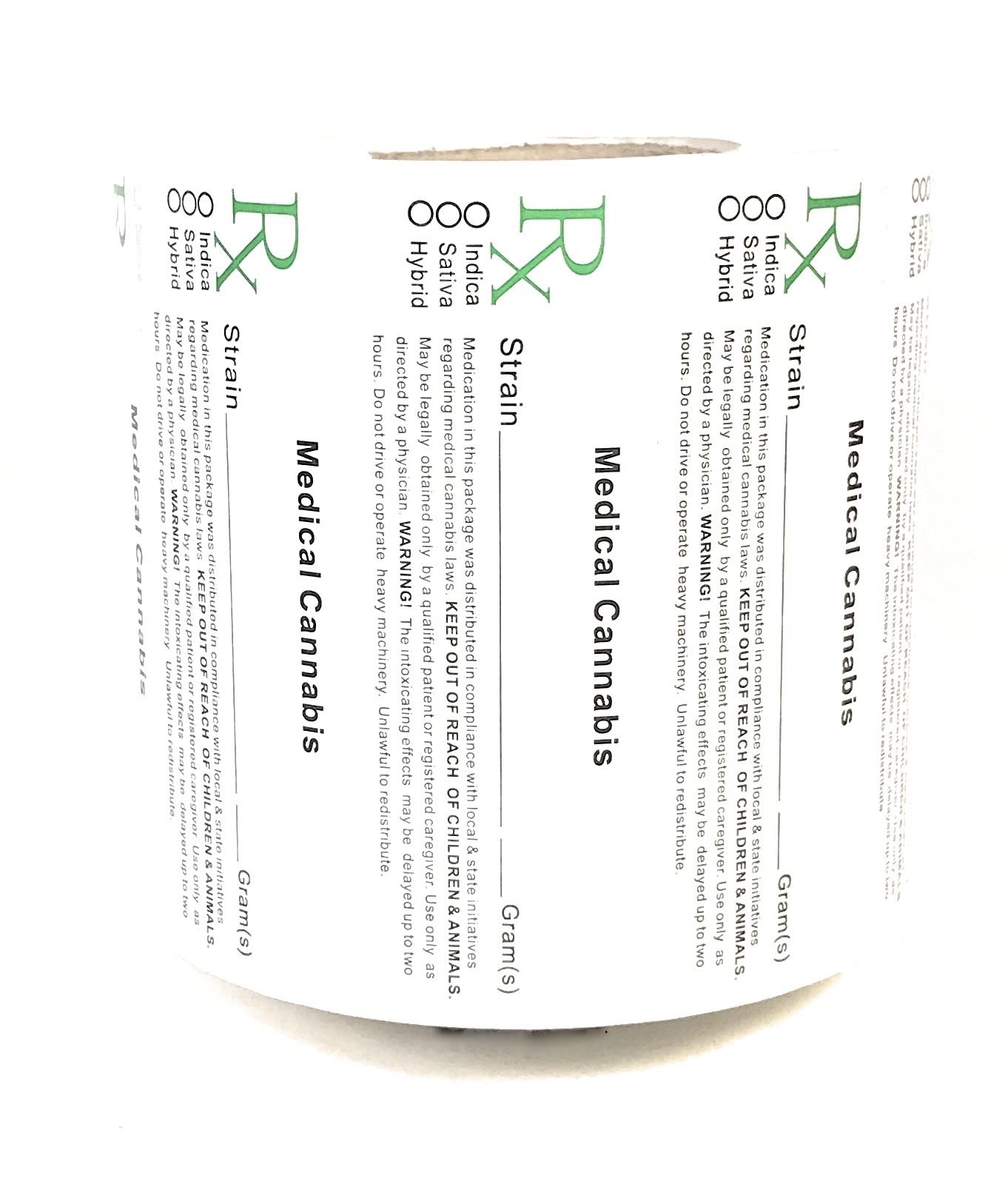 Buy Medical Rx Labels Generic 1,000 per Roll Government Warning Safety ...