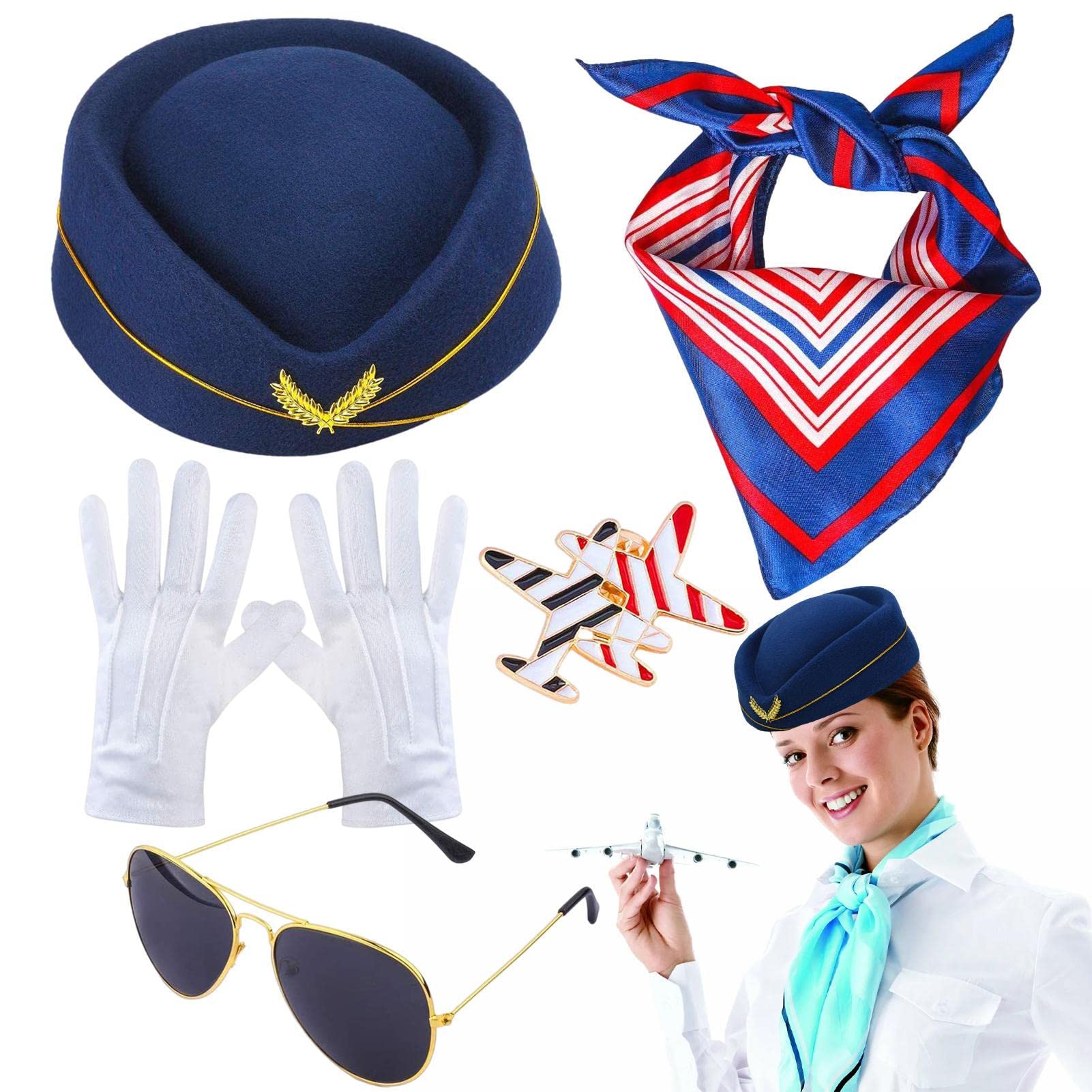 Homemade Flight Attendant Costume