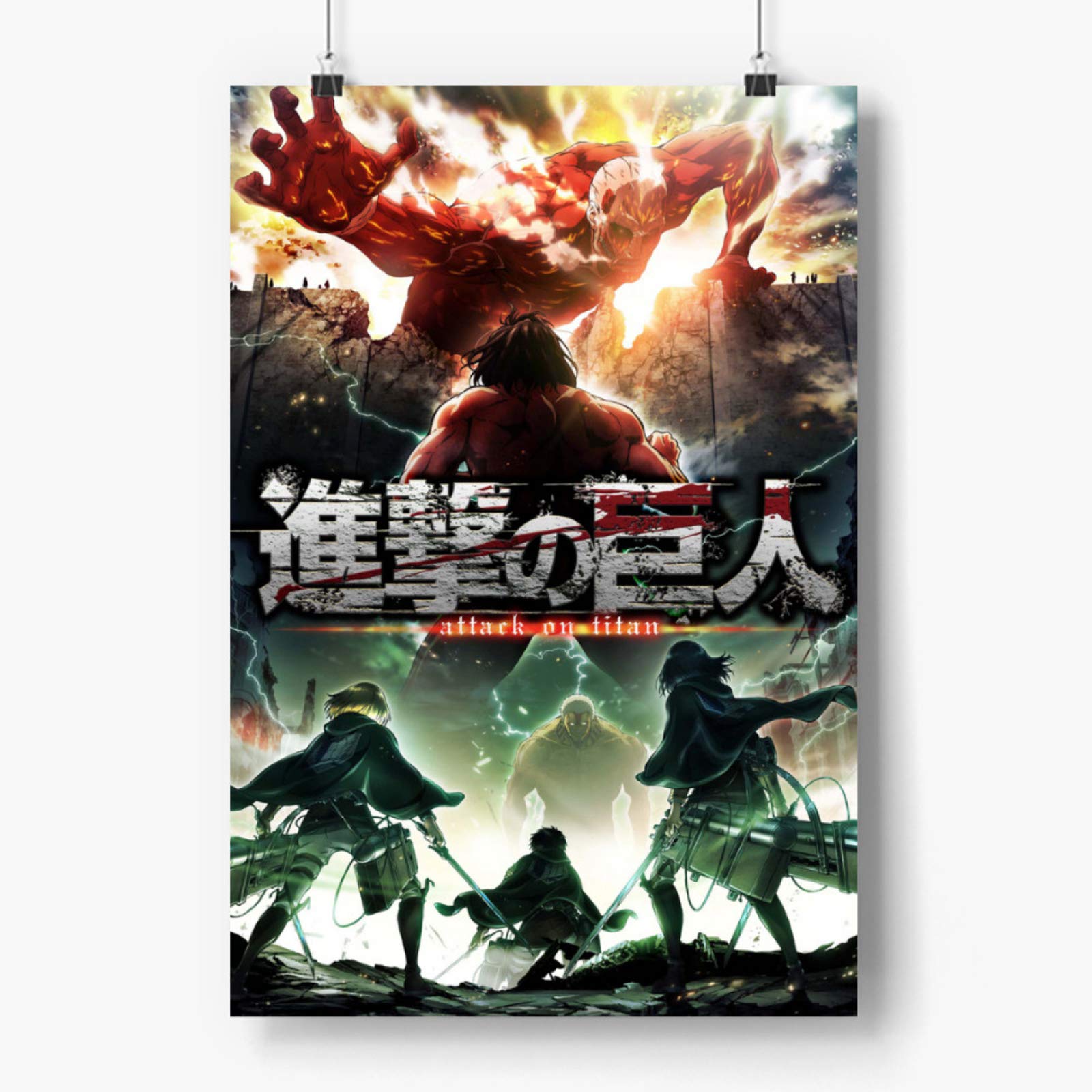 Attack On Titan Poster 18 24 Inches Unframed Anime Poster | Desertcart ...