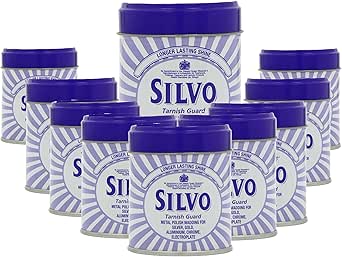 Silvo Wadding Metal Polish, 75g x 10 - for Brass, Copper, Stainless ...