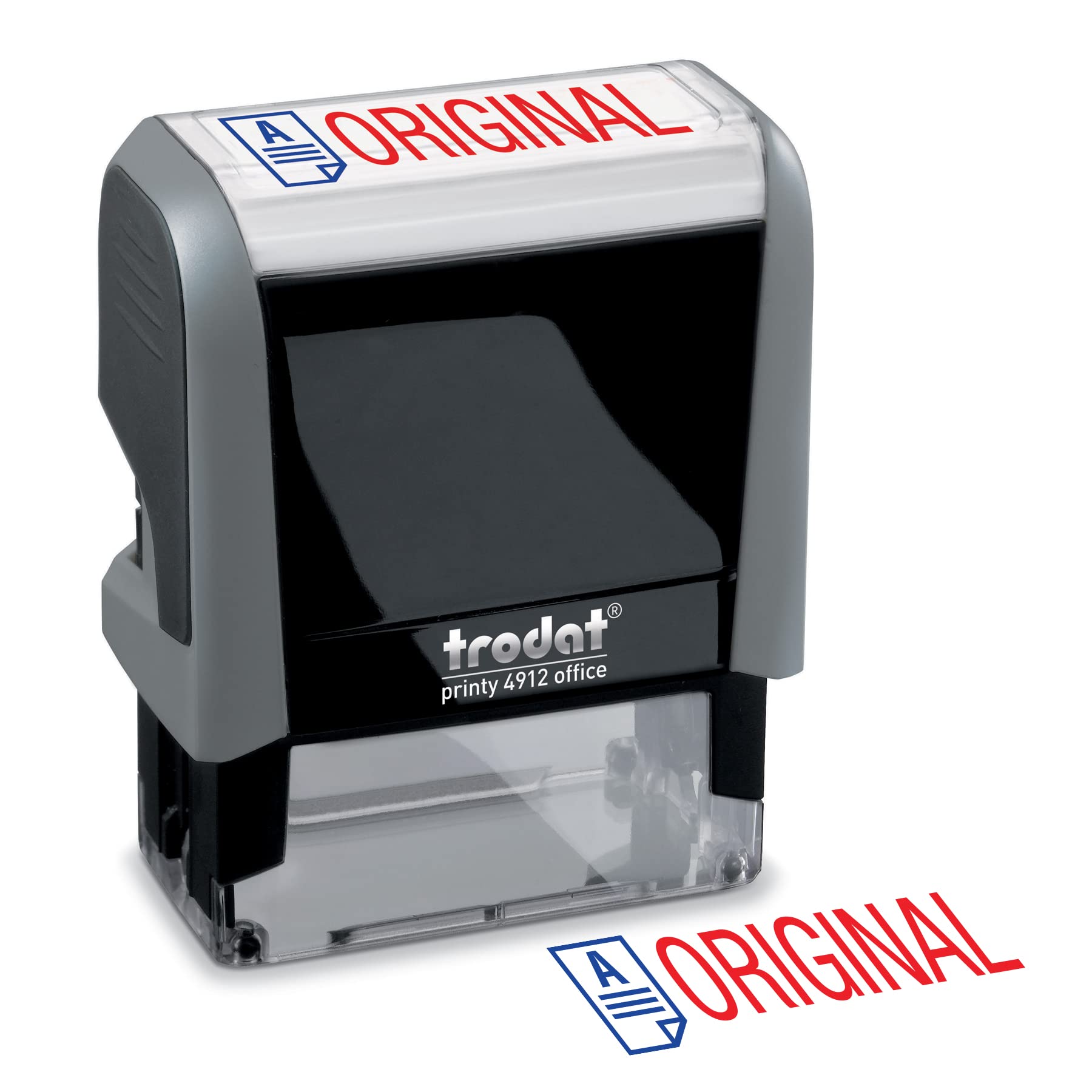 Amazon.com: Trodat Stamp 4912 Office Printy with English Text Original ...