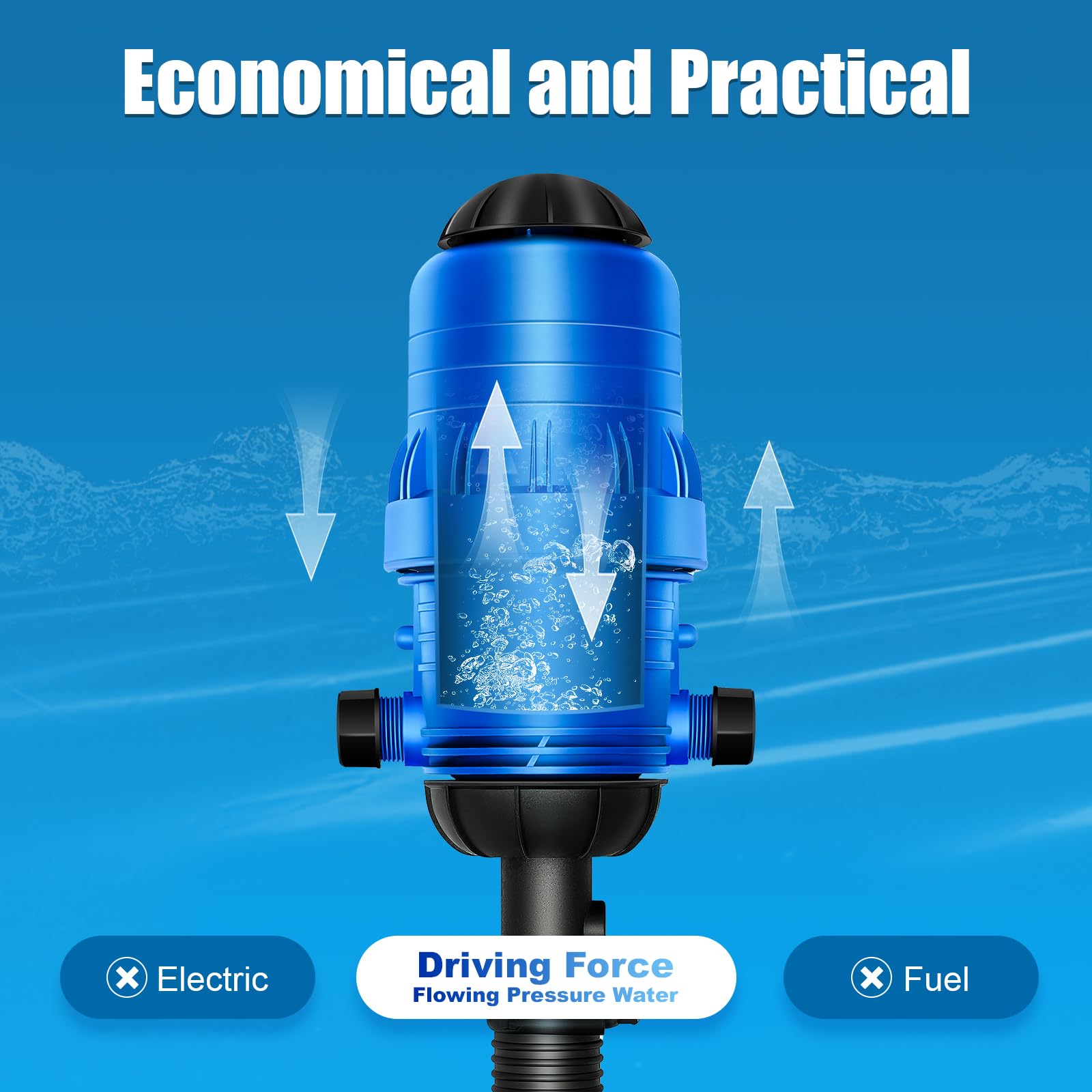 Snapklik.com : TBVECHI Fertilizer Injector Dispenser, 0.4%-4% ...