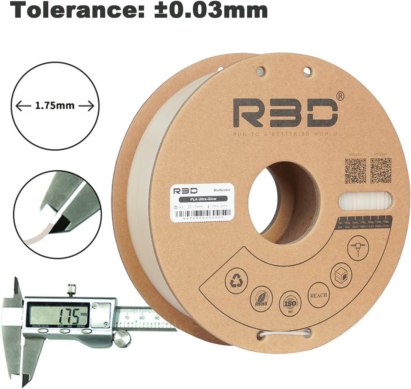 R3D PLA 3D Printer Filament,R...B0BFG2BV61 | Encarguelo.com
