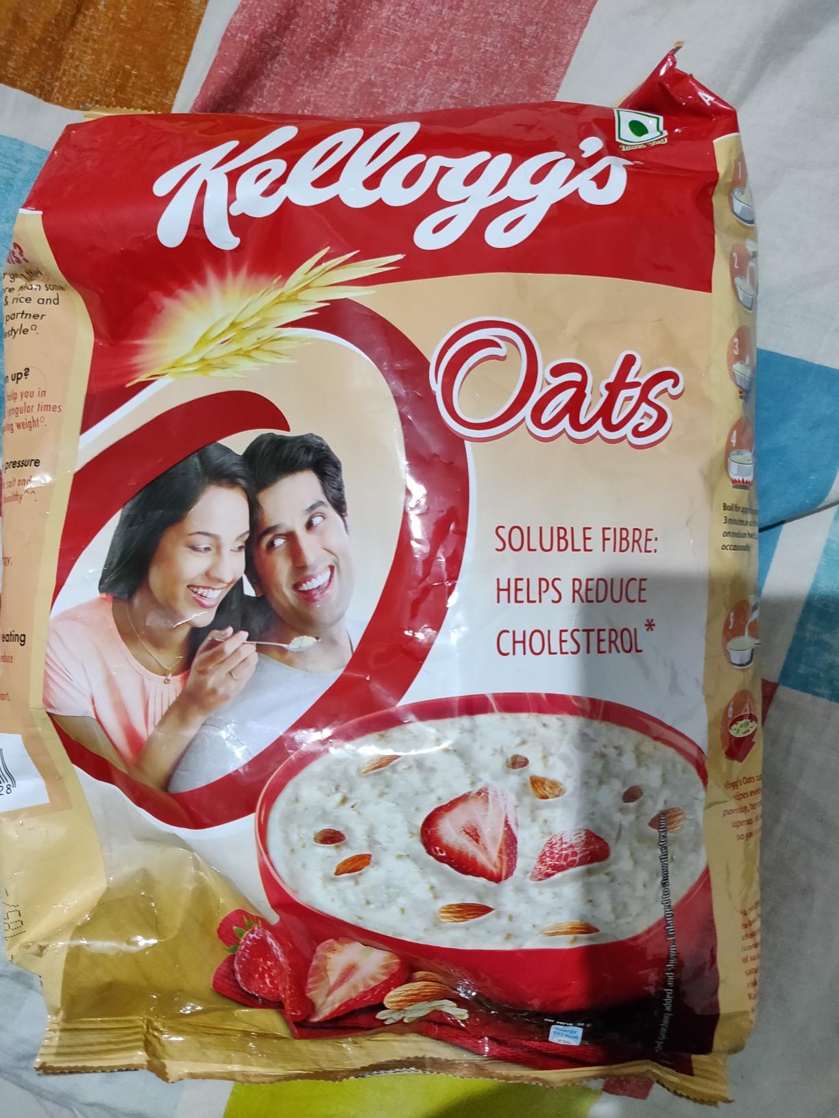 Kellogg's Oats, Rolled Oats, High in Protein and Fibre, Low in Sodium ...