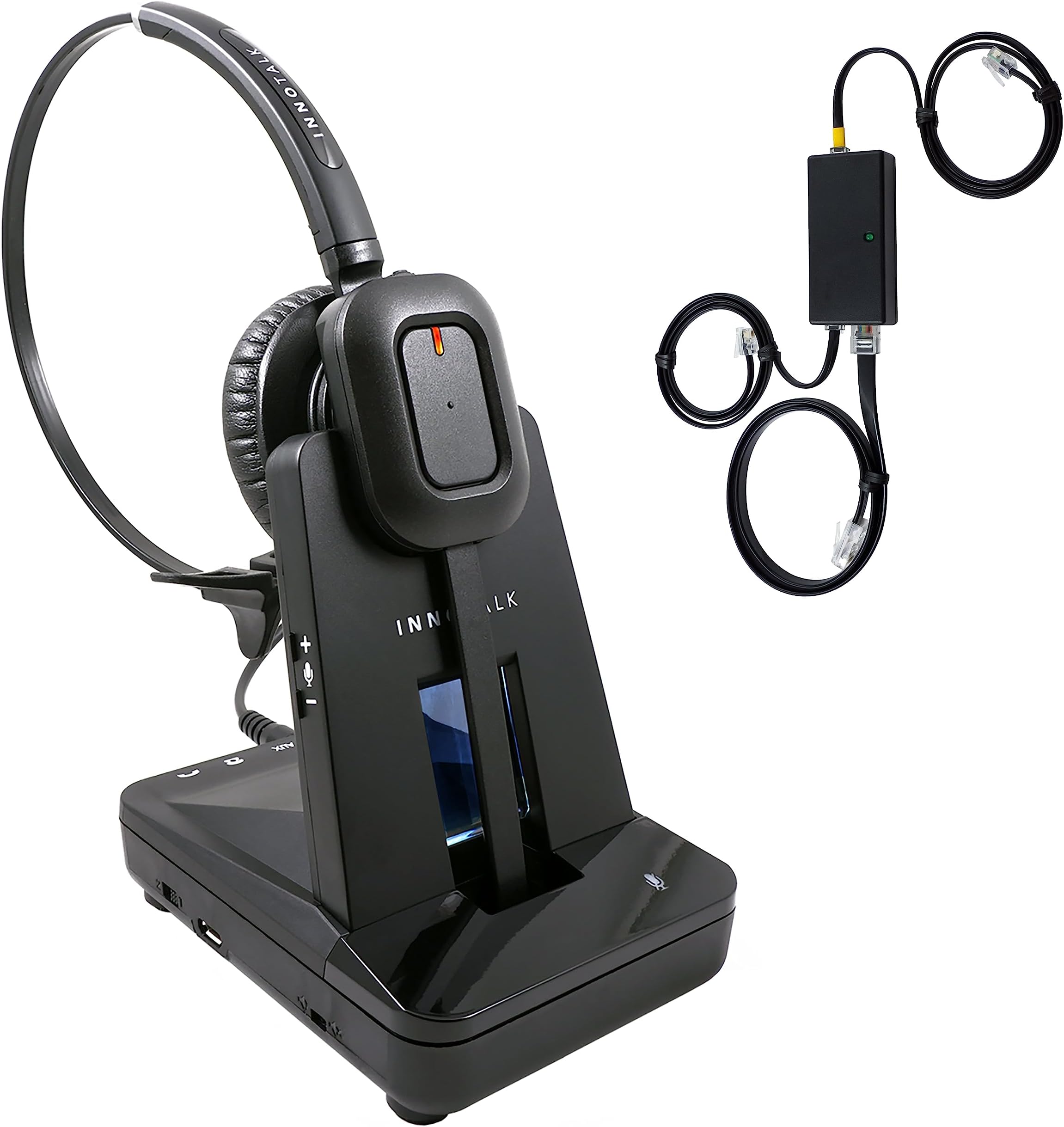 Amazon.com: INNOTALK Grandsteam Phone Wireless Headset with Remote ...