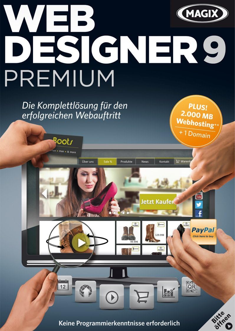 MAGIX Web Designer 9 Premium [Download] : Amazon.de: Software