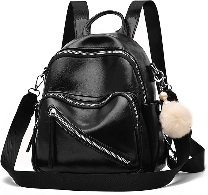 Amazon.com | Women Cute Mini Leather Backpacks, Convertible Shoulder ...