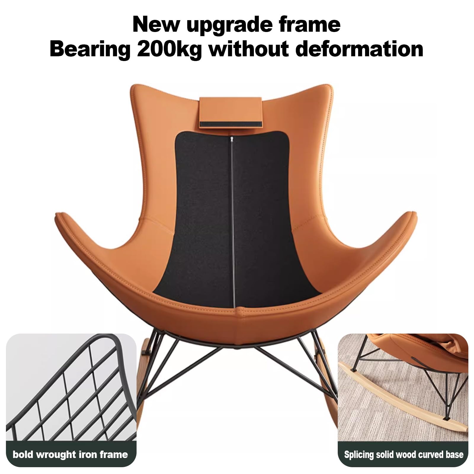 Rocking Chair In Plan View Veranda Teak Rocking Chair | Westminster