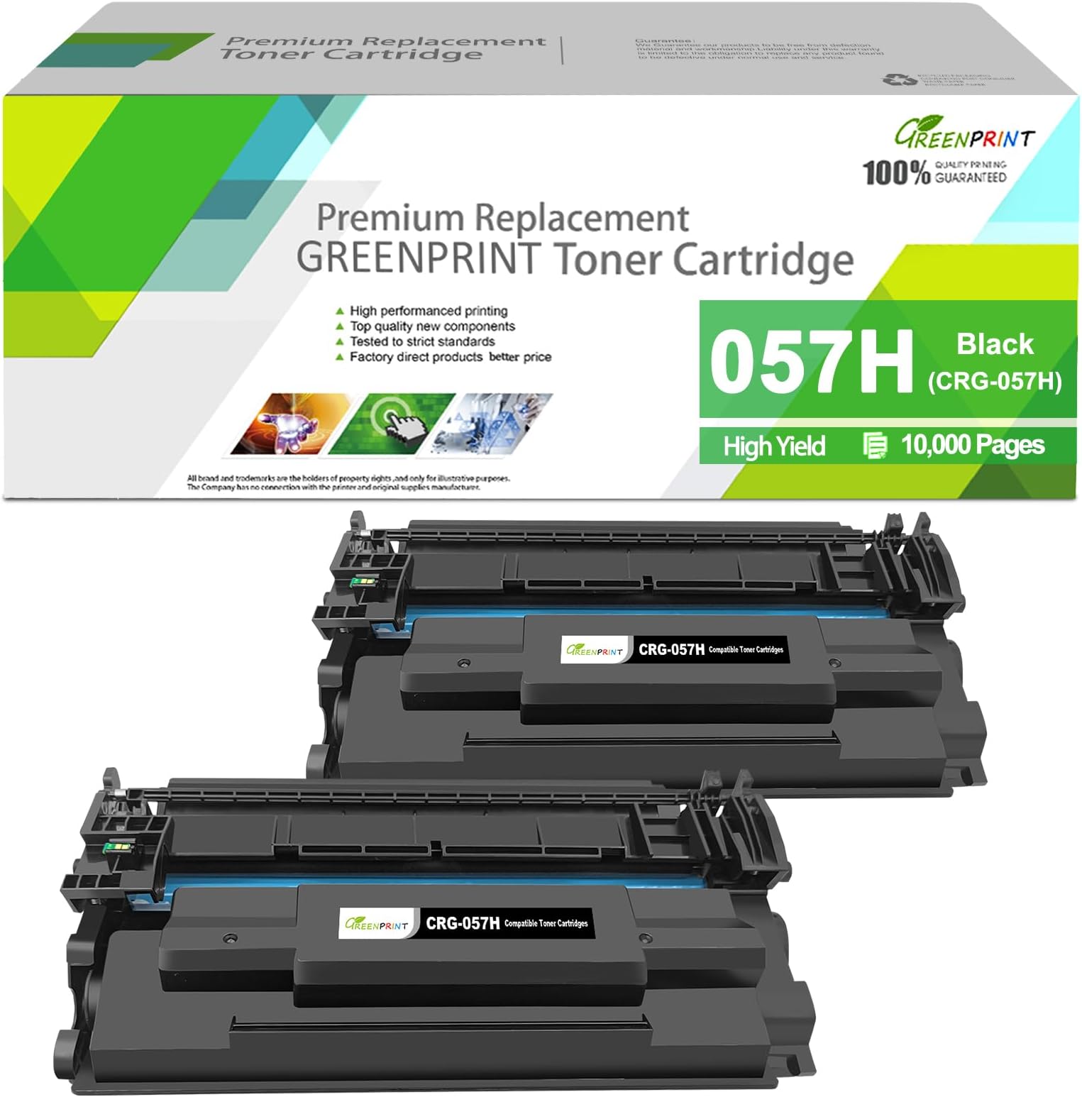 Amazon.com: Compatible Toner Cartridges 057H ( 057 ) High Capacity ...