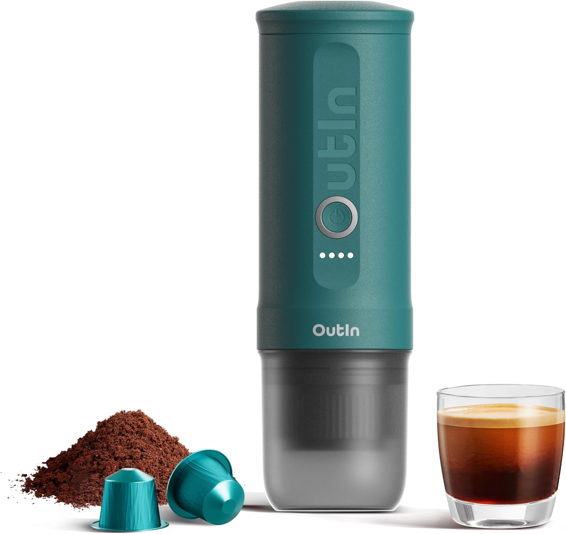Amazon.com: OutIn Nano Portable Electric Espresso Machine with Carrying ...