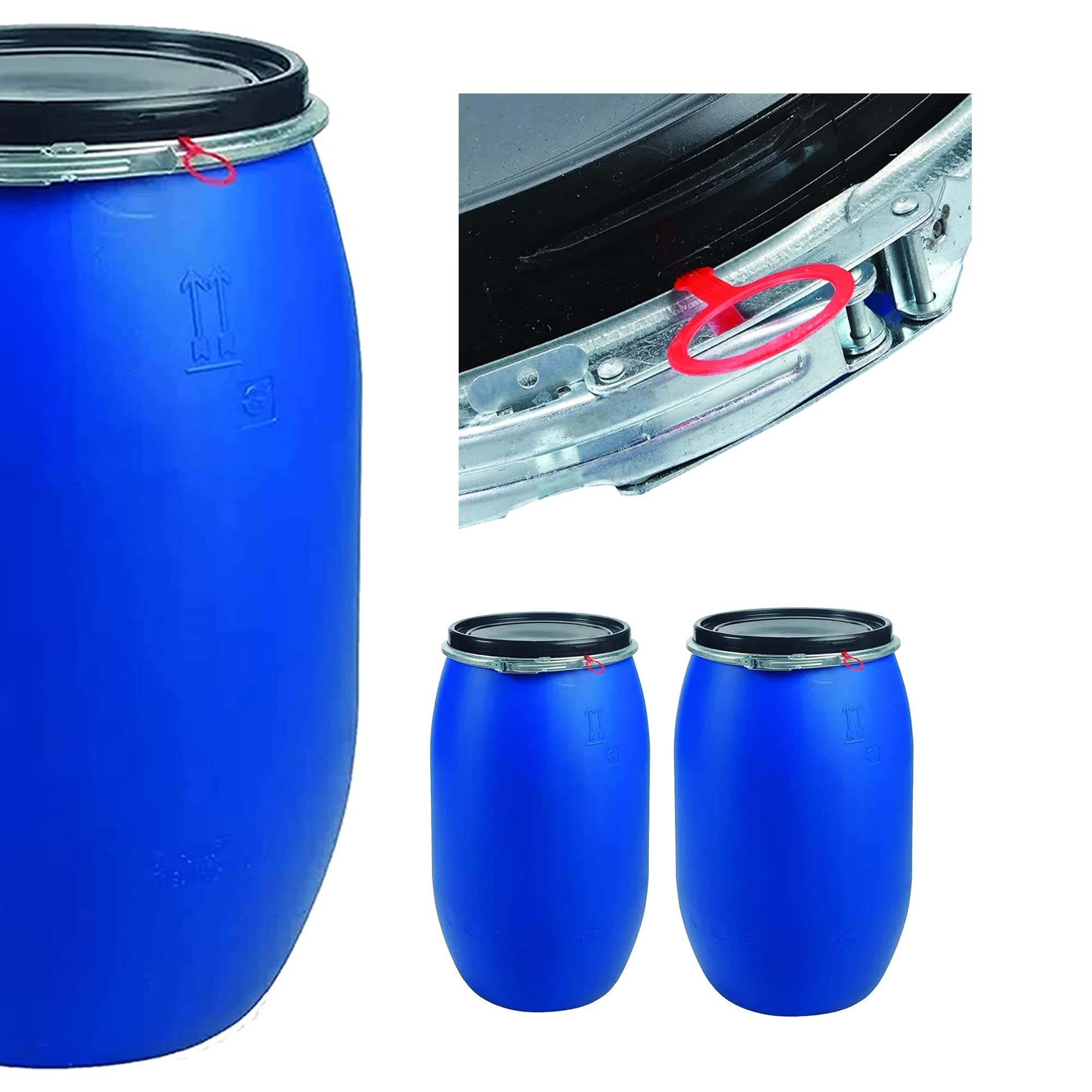Food Grade Storage Barrels Chemical Barrel With Lid Pure New Blow