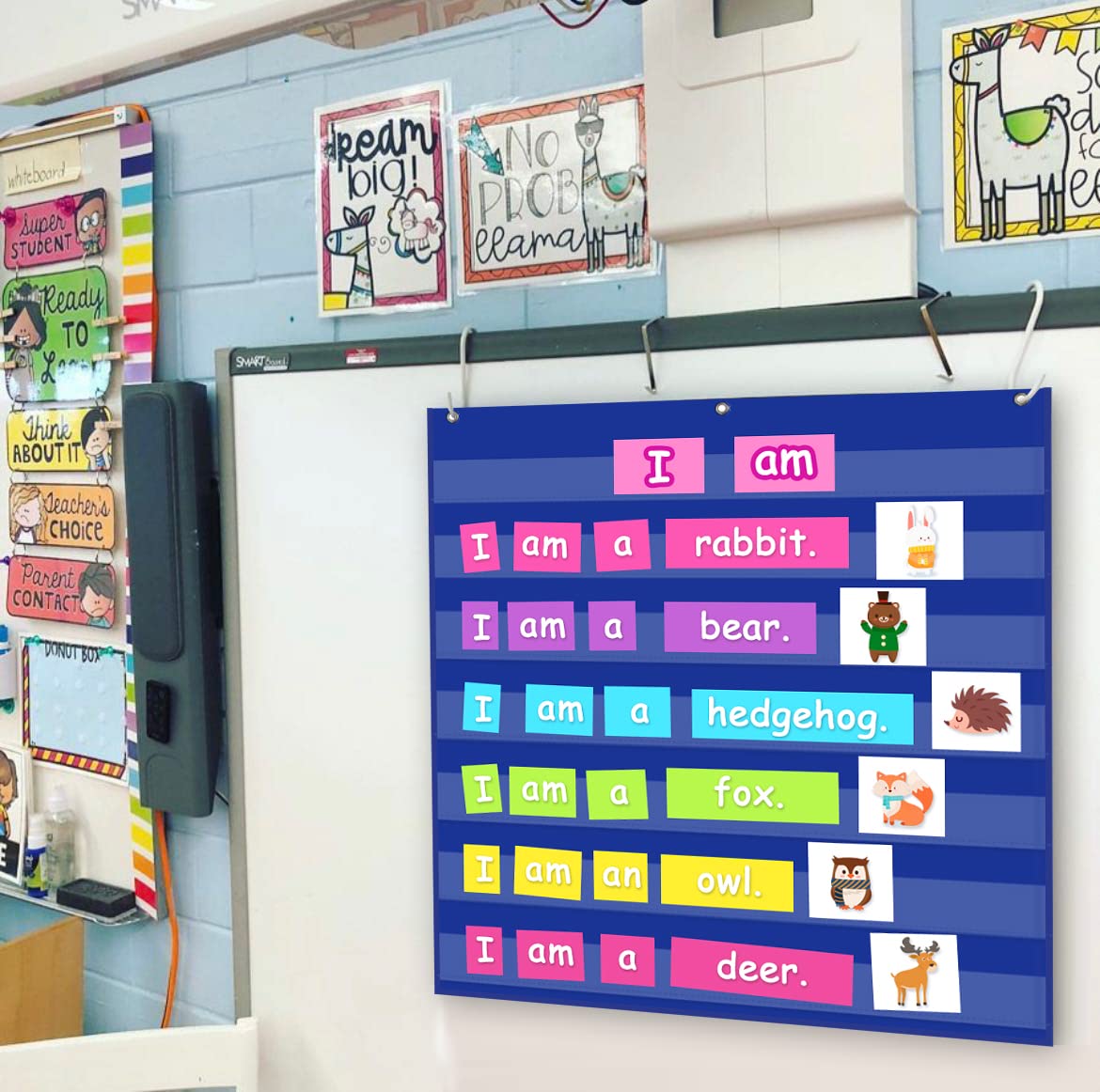 Snapklik.com : Godery Standard Pocket Chart For Classroom, Sight Words ...