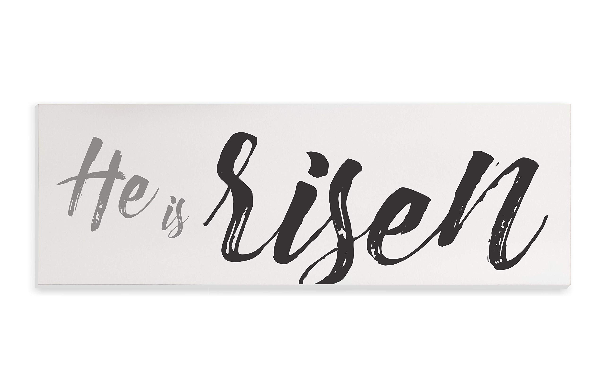 Amazon.com: He is Risen Rustic Wood Wall Sign 6x18 : Home & Kitchen