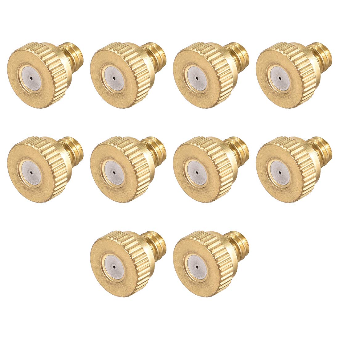 Amazon.com: uxcell Brass Misting Nozzle - 10/24 UNC 0.5mm Orifice Dia ...