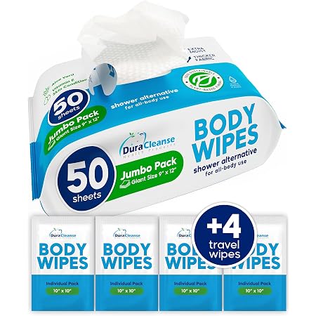 Amazon.com: Inspire Disposable Washcloths - Adult Body Wipes for ...