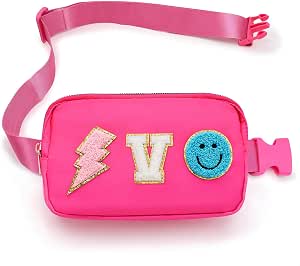 Amazon.com | Fanny Pack for Girls Crossbody Bag, Preppy Nylon Kids Belt ...