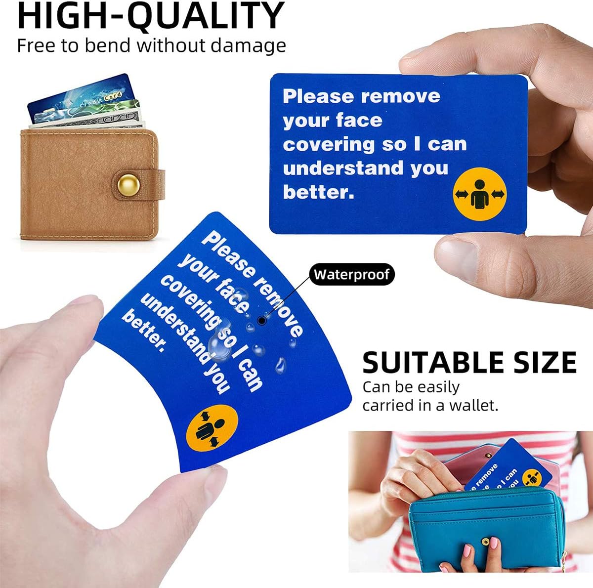 2 Pack Exemption Lanyard with Card Holder, Mask Exemption Card and ...