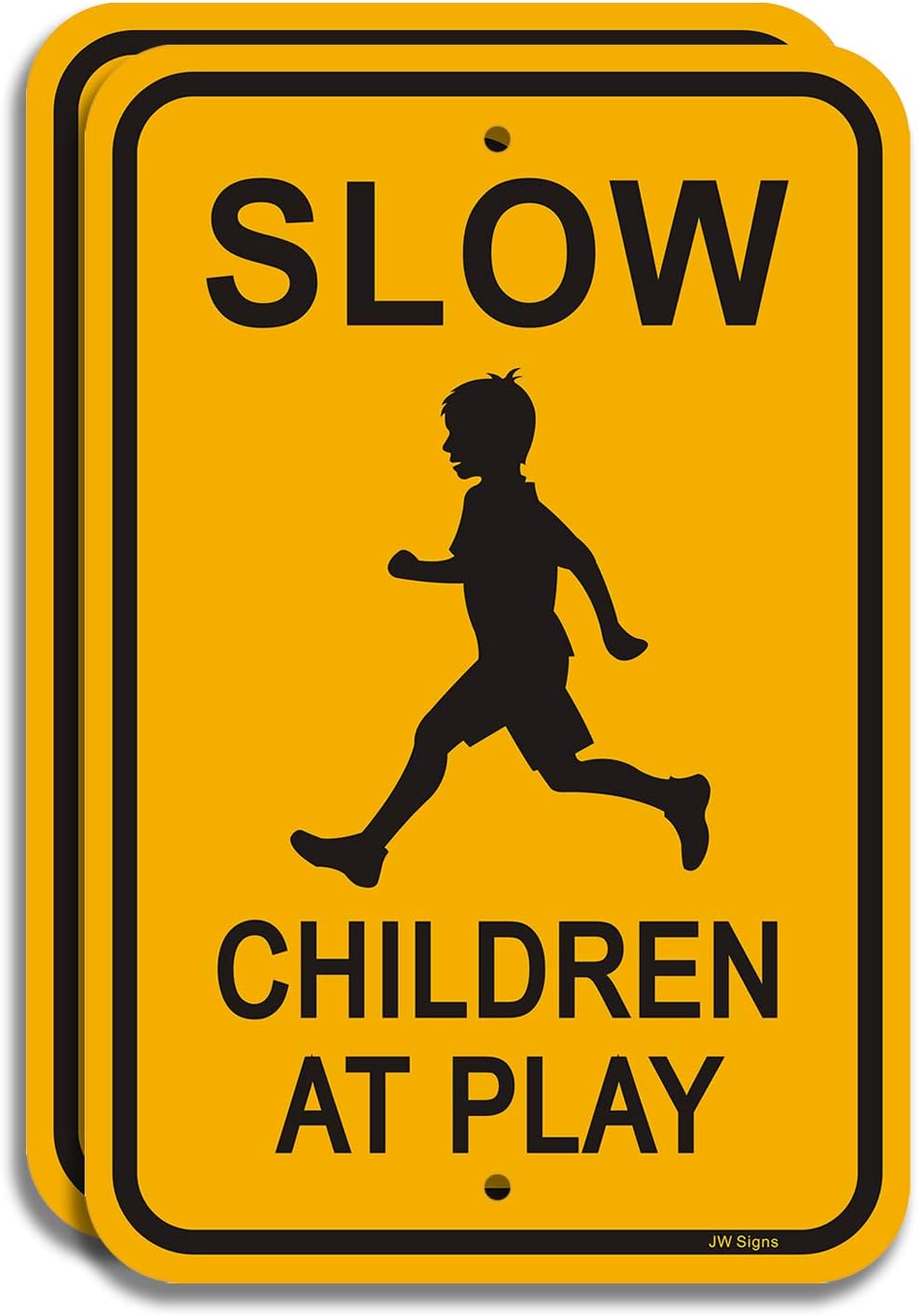 Amazon.com: ZHGSERVU Slow Down Children at Play Signs 1-Pack ...