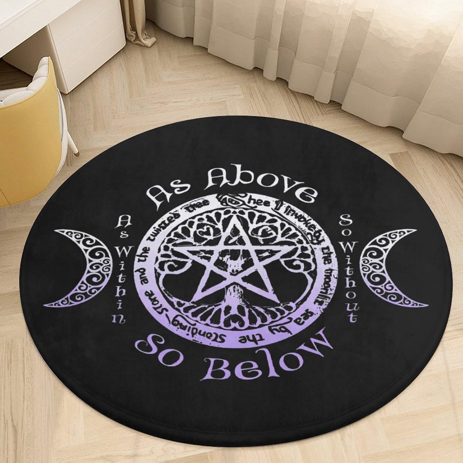 Amazon.com: Triple Moon Goddess Wiccan Pagan Witch Ultra Soft Non-Slip ...