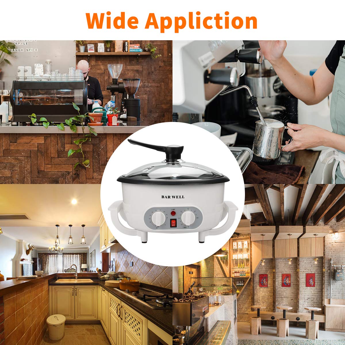 Buy Upgrade Coffee Roaster Machine for Home Use, 110V Household ...