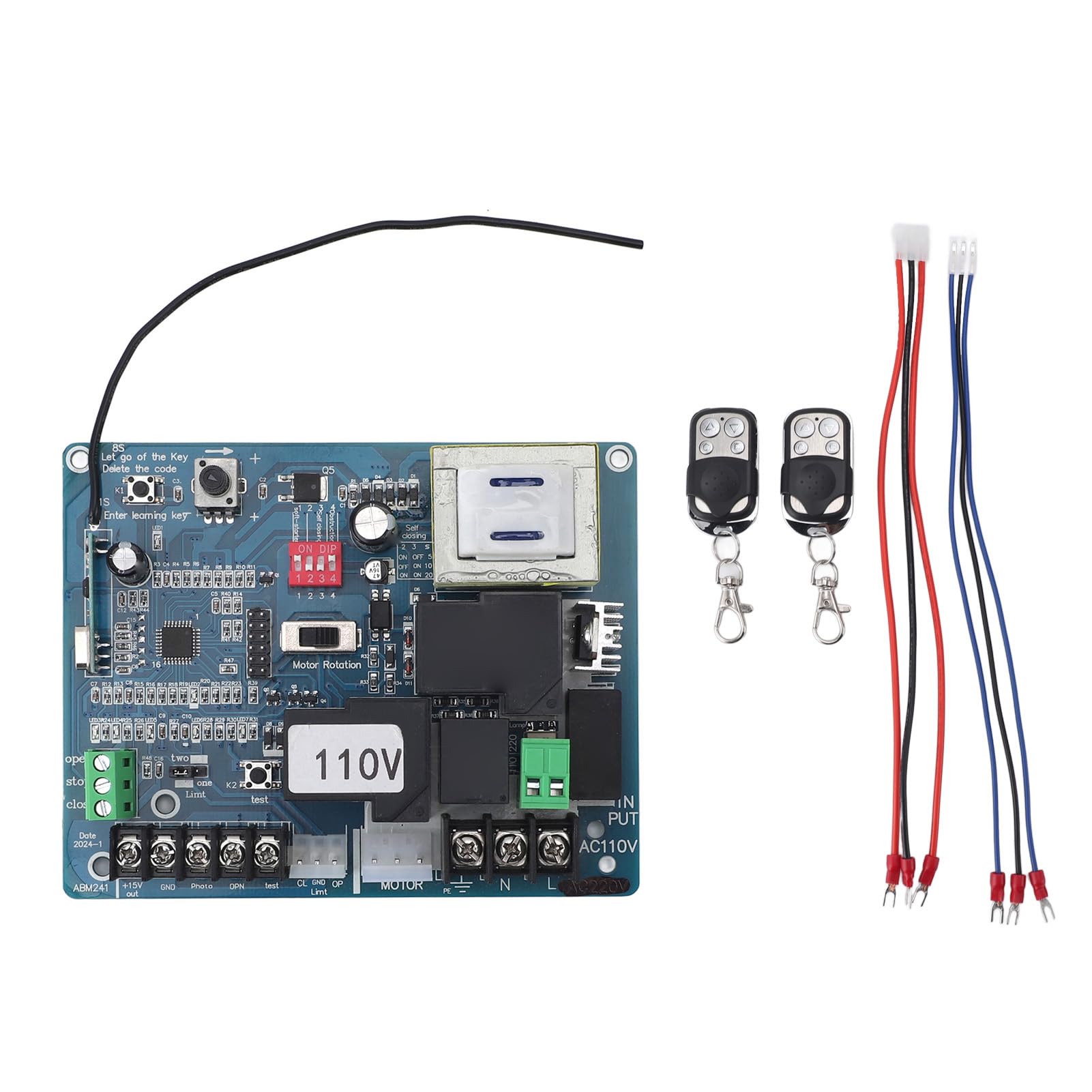 Amazon.com: Universal Sliding Gate Opener Circuit Board, Remote Control ...