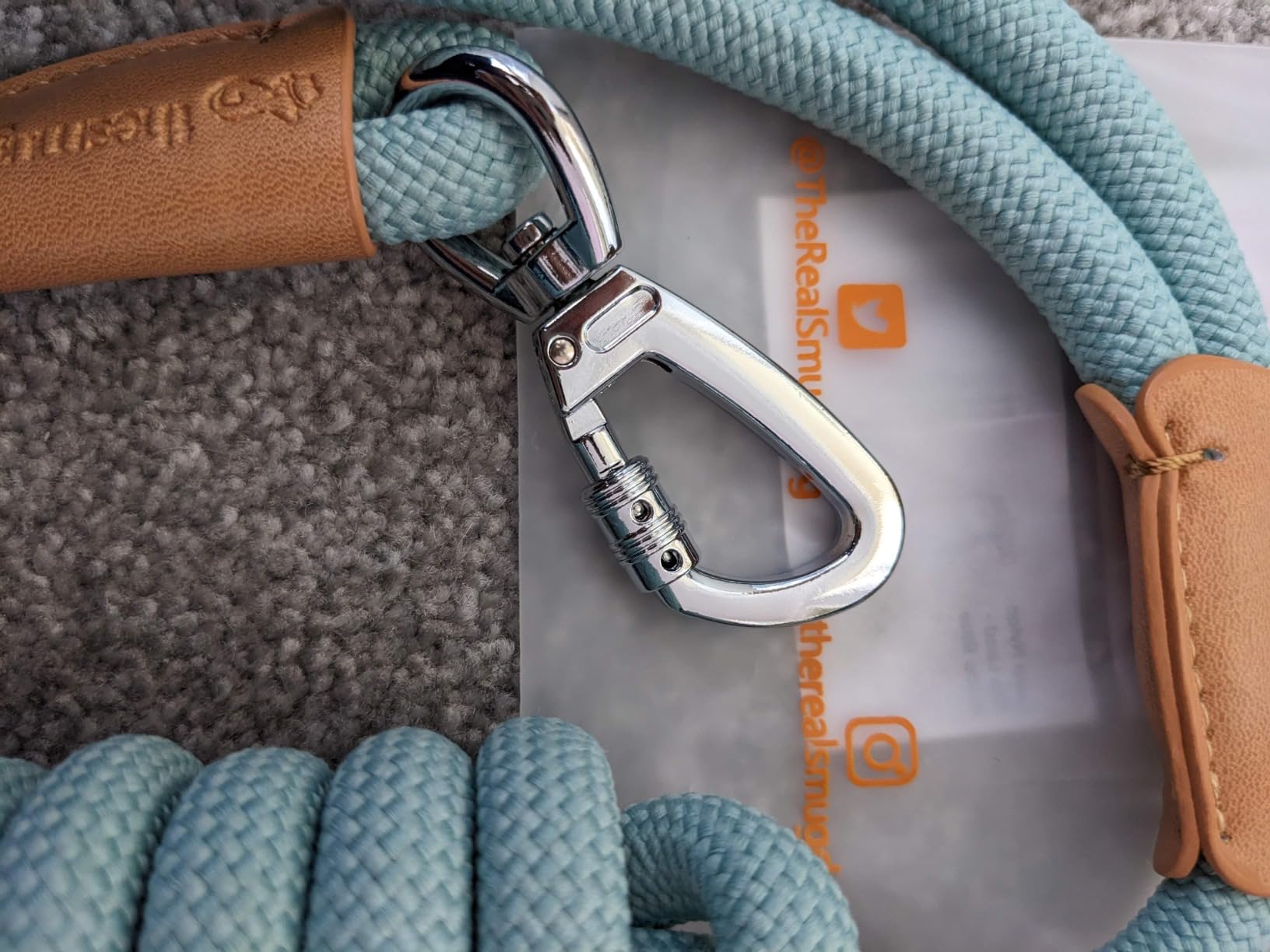 Smug Dog Luna Cream Dream Nylon Dog Leash - Stylish Durable Dog Lead ...
