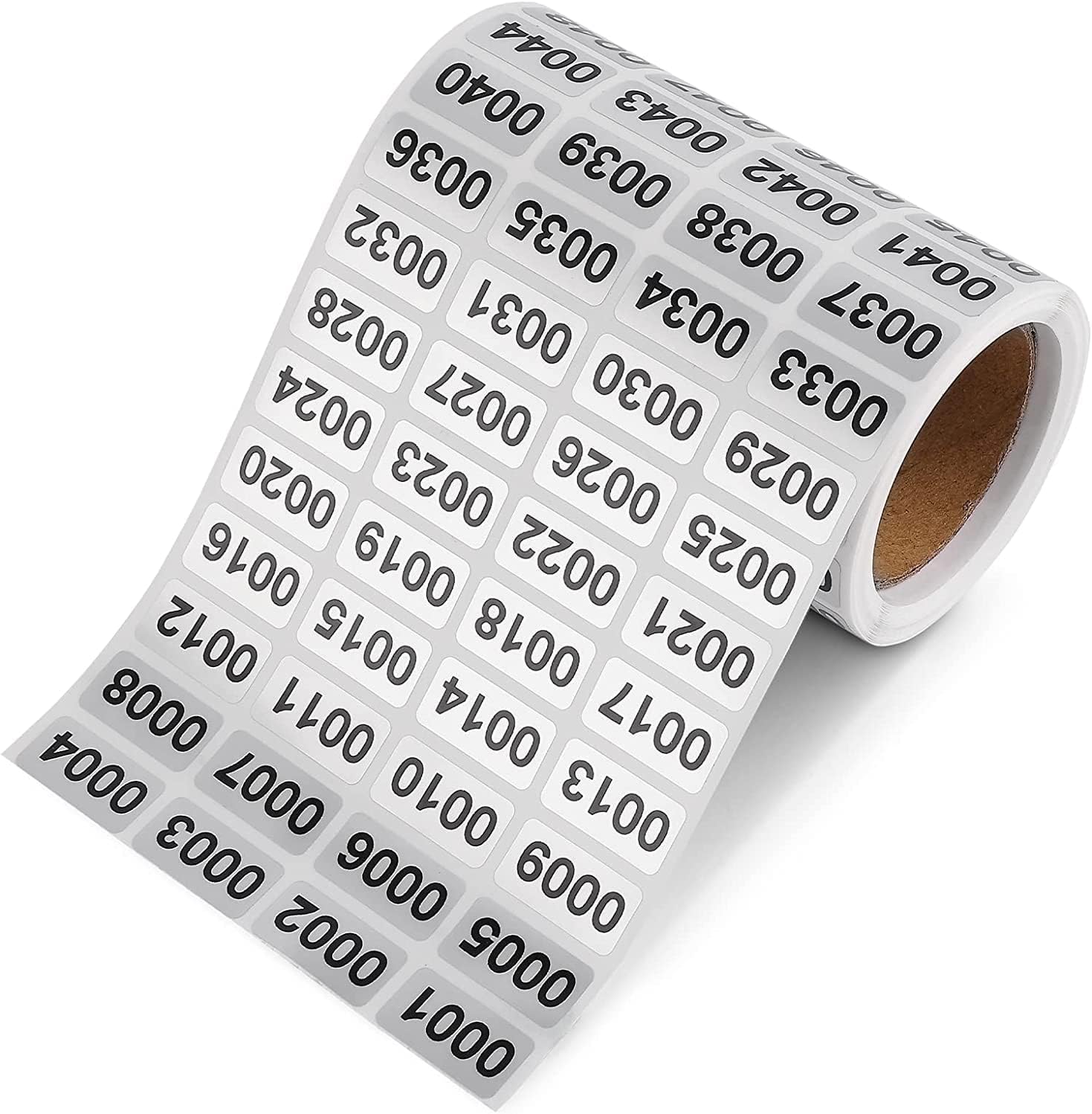 Number Stickers, Waterproof Consecutive Number Label Stickers for ...