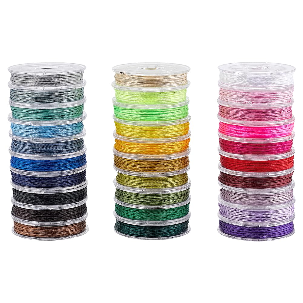 Amazon.com: PH PandaHall 0.8mm Nylon Thread 150 Yards Nylon String 20 ...