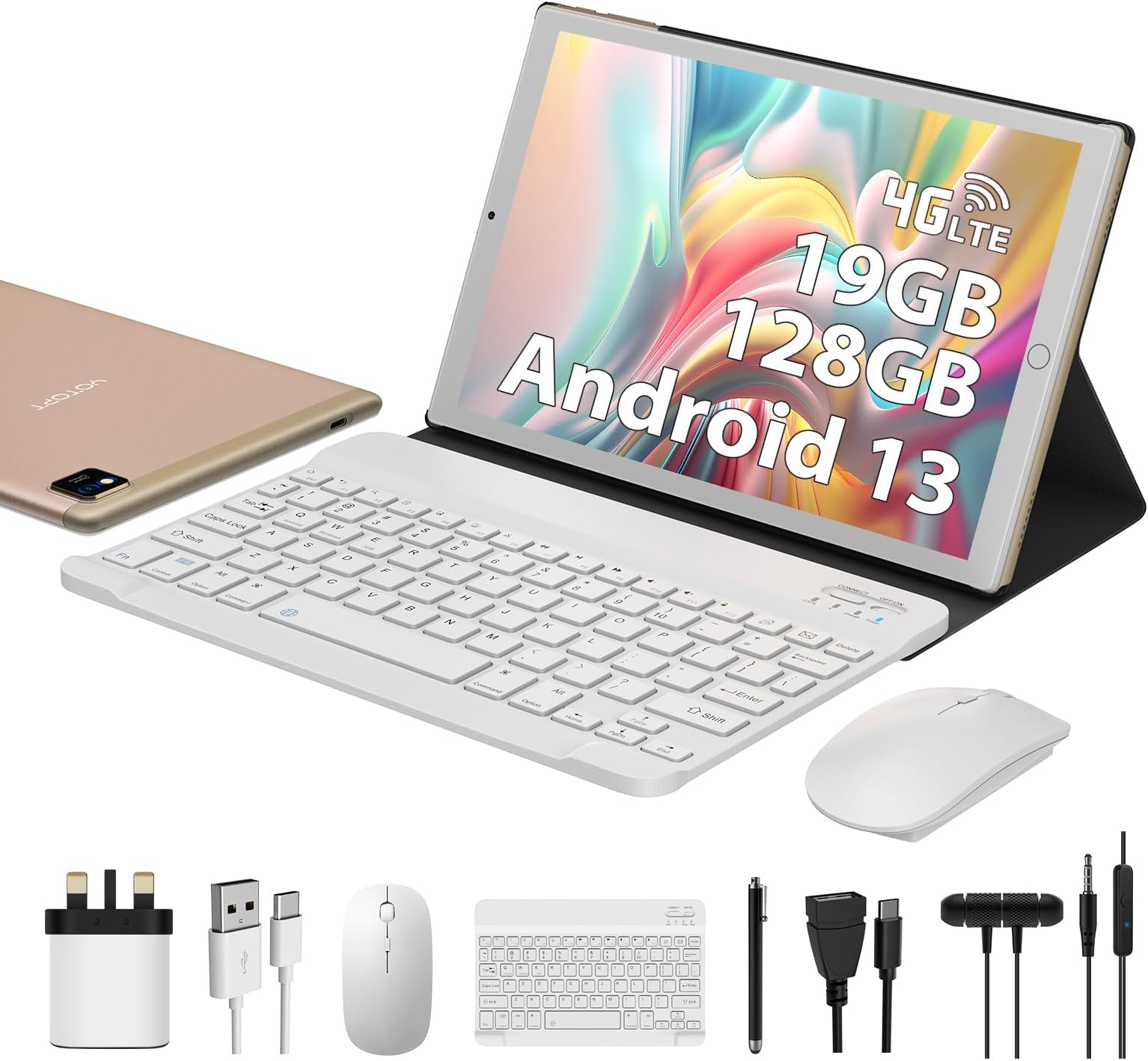 Simbans TangoTab 10 Inch Tablet 4 GB RAM, 64 GB Disk, Android 10, HDMI ...