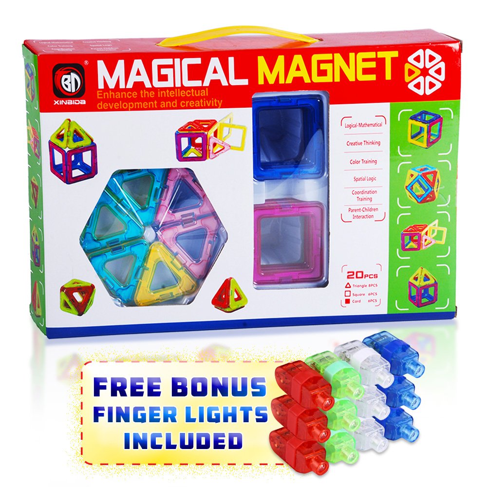 Amazon.com: Magical Magnet Building Learning Toy Set for Kids : Toys ...