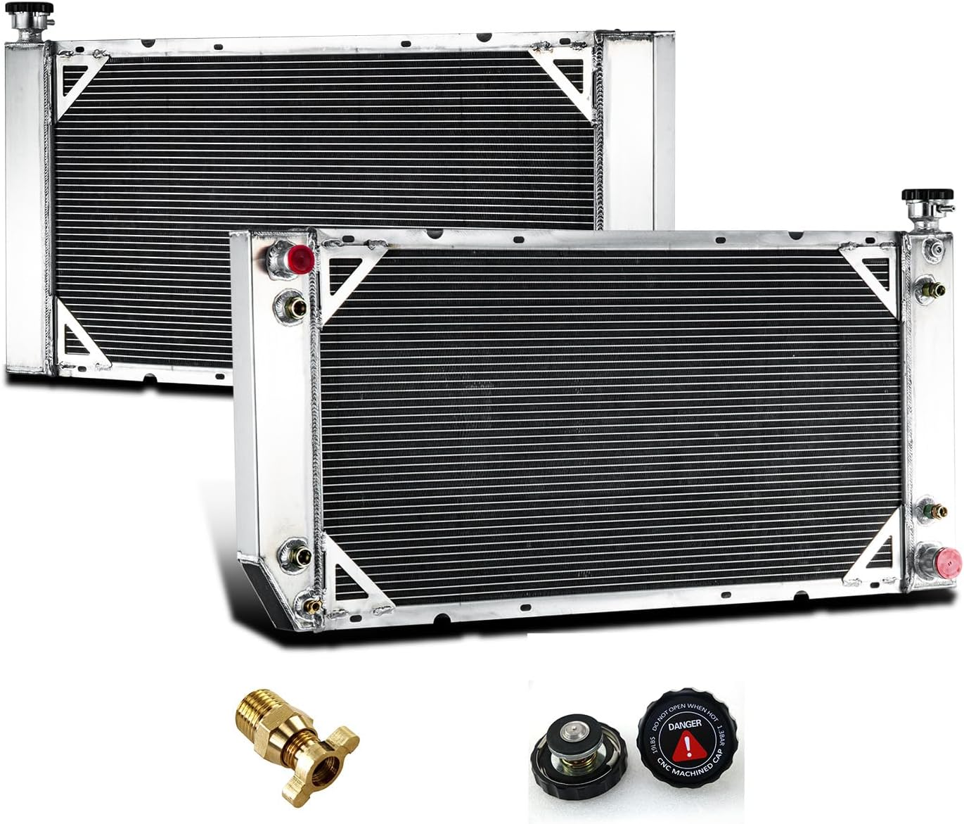 Amazon.com: OzCoolingParts Upgrade 55mm 3 Row Core Aluminum EC1520 ...