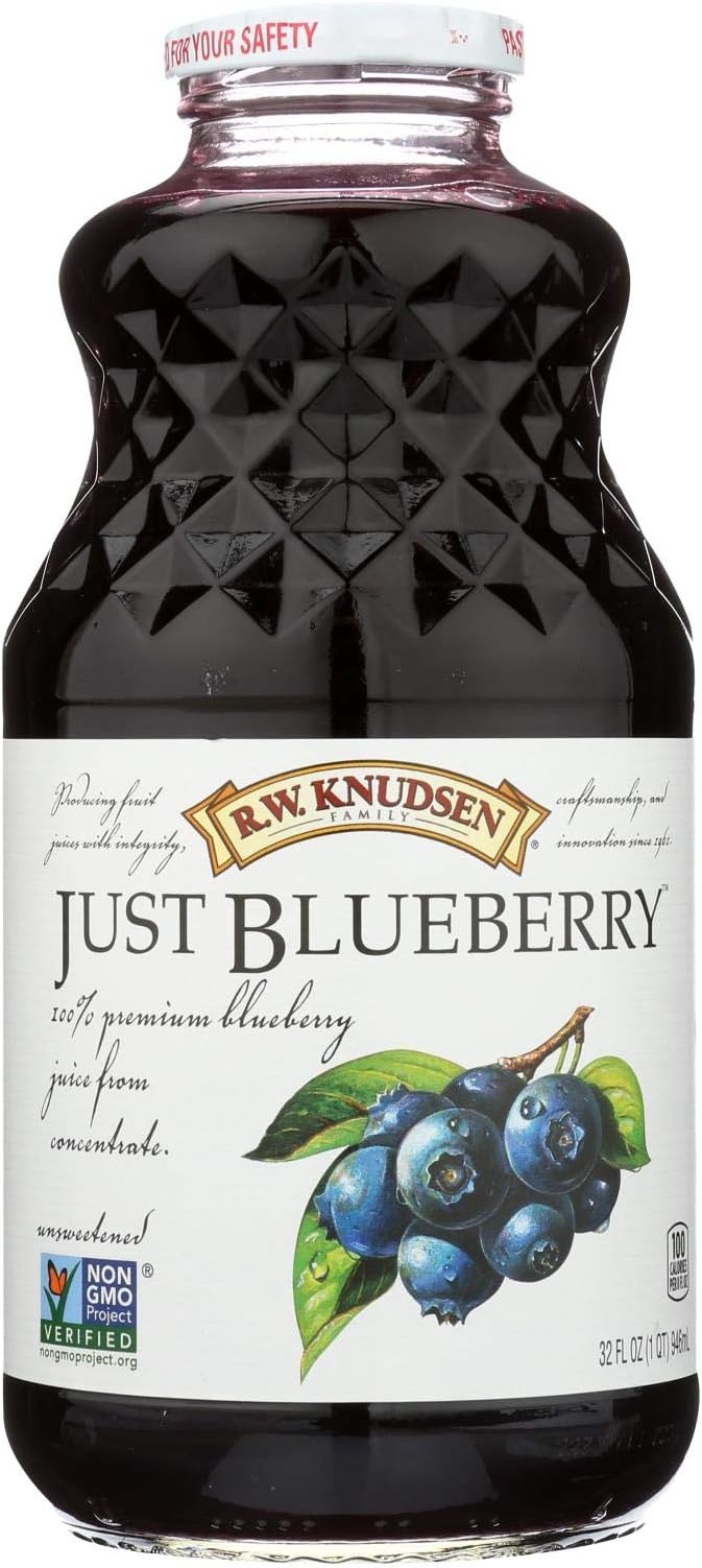 Amazon.com : Just Blueberry Juice, 32 Fl Oz (Pack of 6) : Fruit Juices ...
