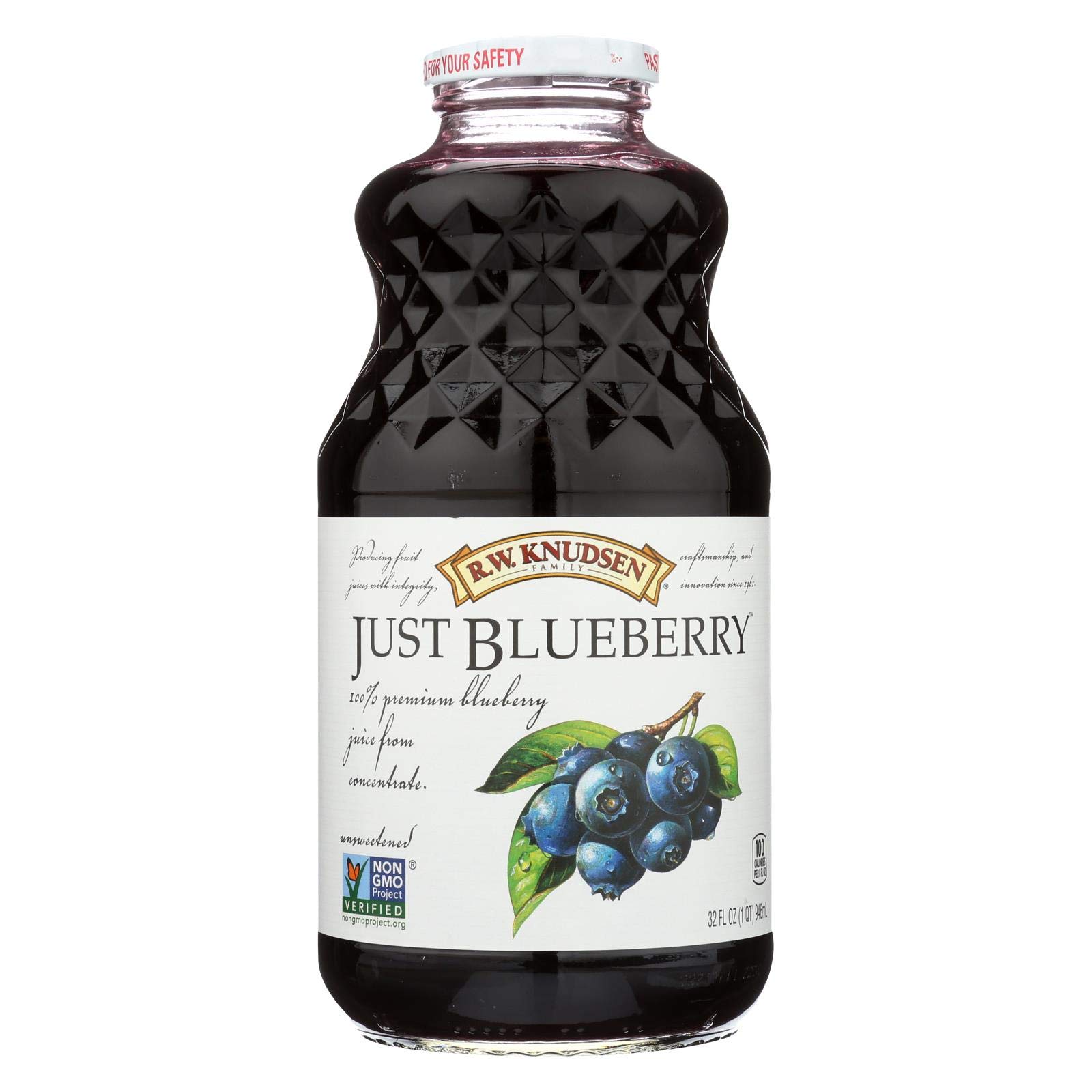 Amazon.com : Just Blueberry Juice, 32 Fl Oz (Pack of 6) : Fruit Juices ...
