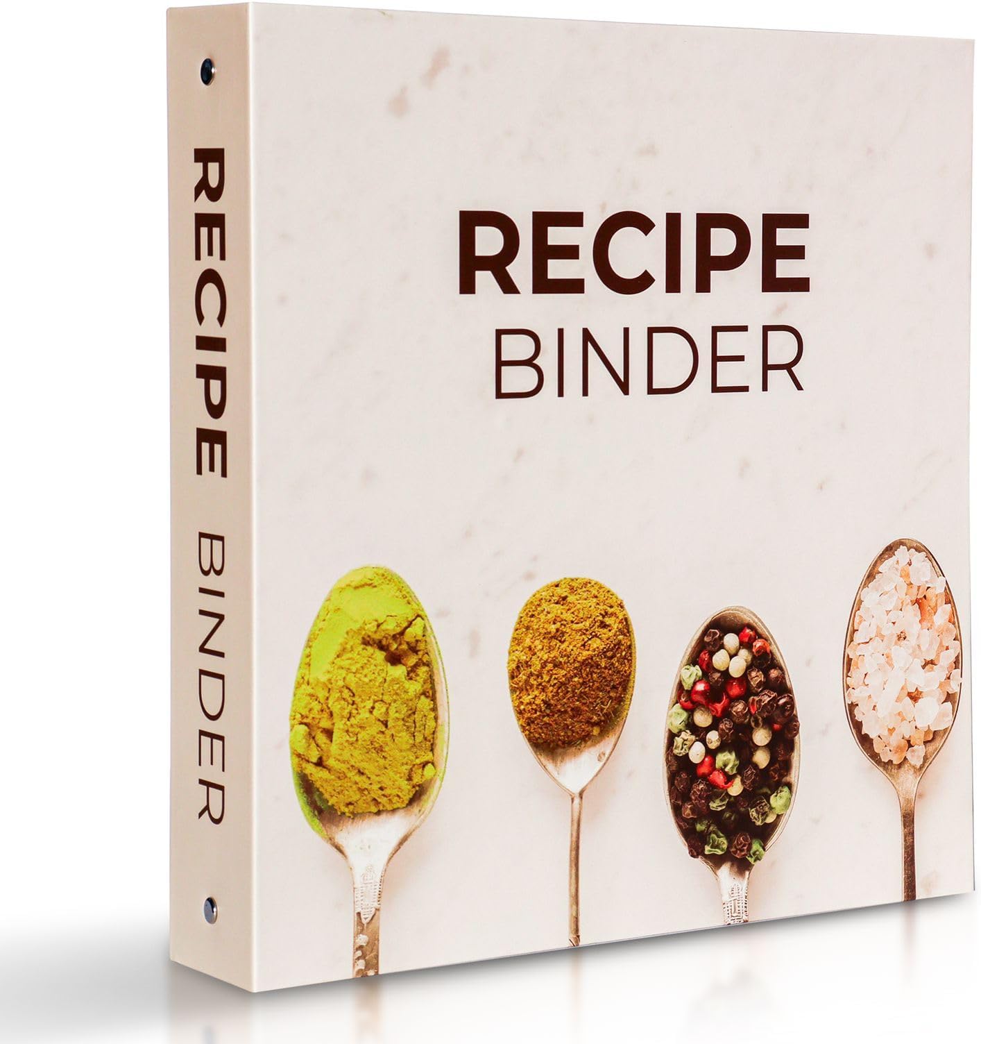 Amazon.com: 3 Ring Full Page Recipe Binder 8.5x11 in. Kit with 50 Page ...