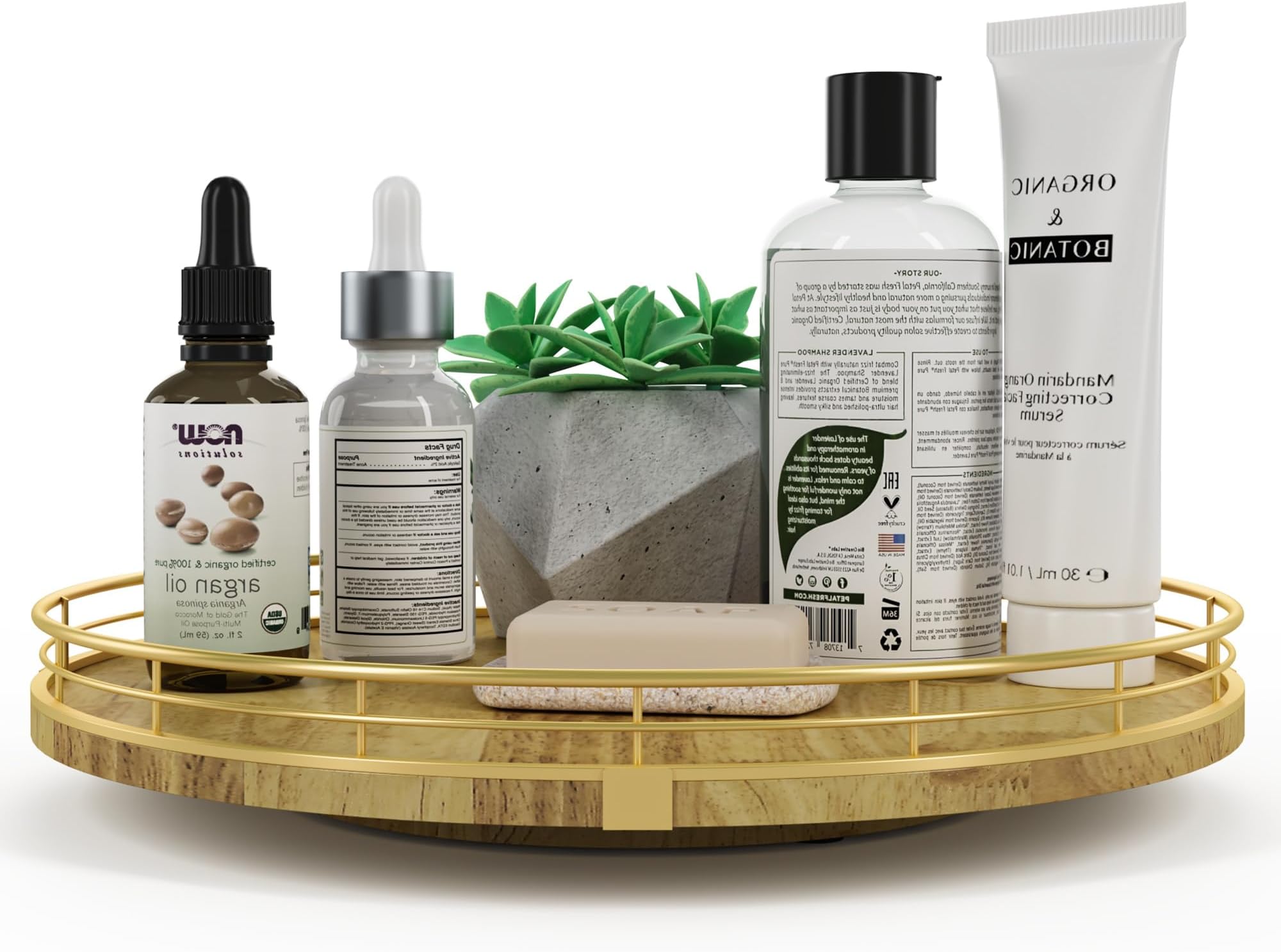 Amazon.com - TIDITA 18" Acacia Lazy Susan Turntable for Table - Extra ...