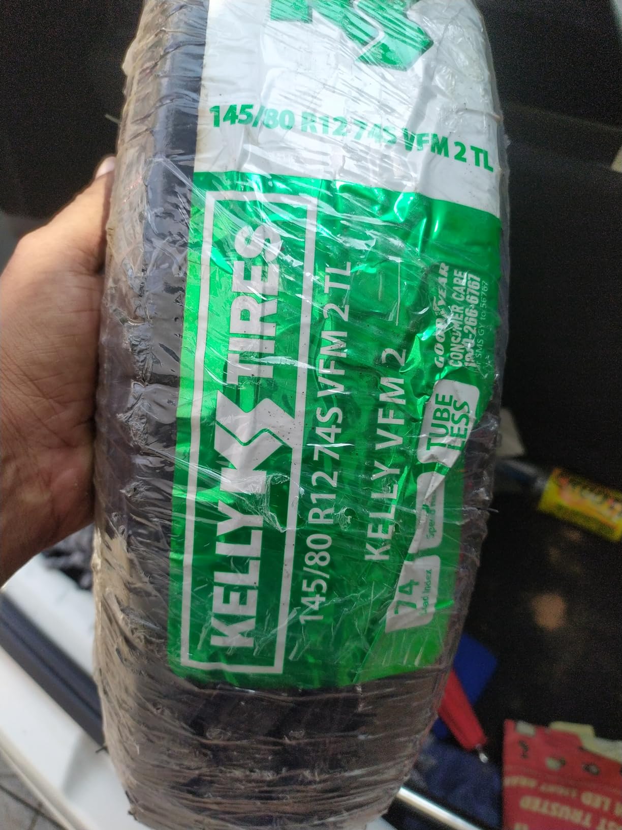 Goodyear 145/80% R12 Kelly VFM2 Tubeless Car Tyre : Amazon.in: Car ...