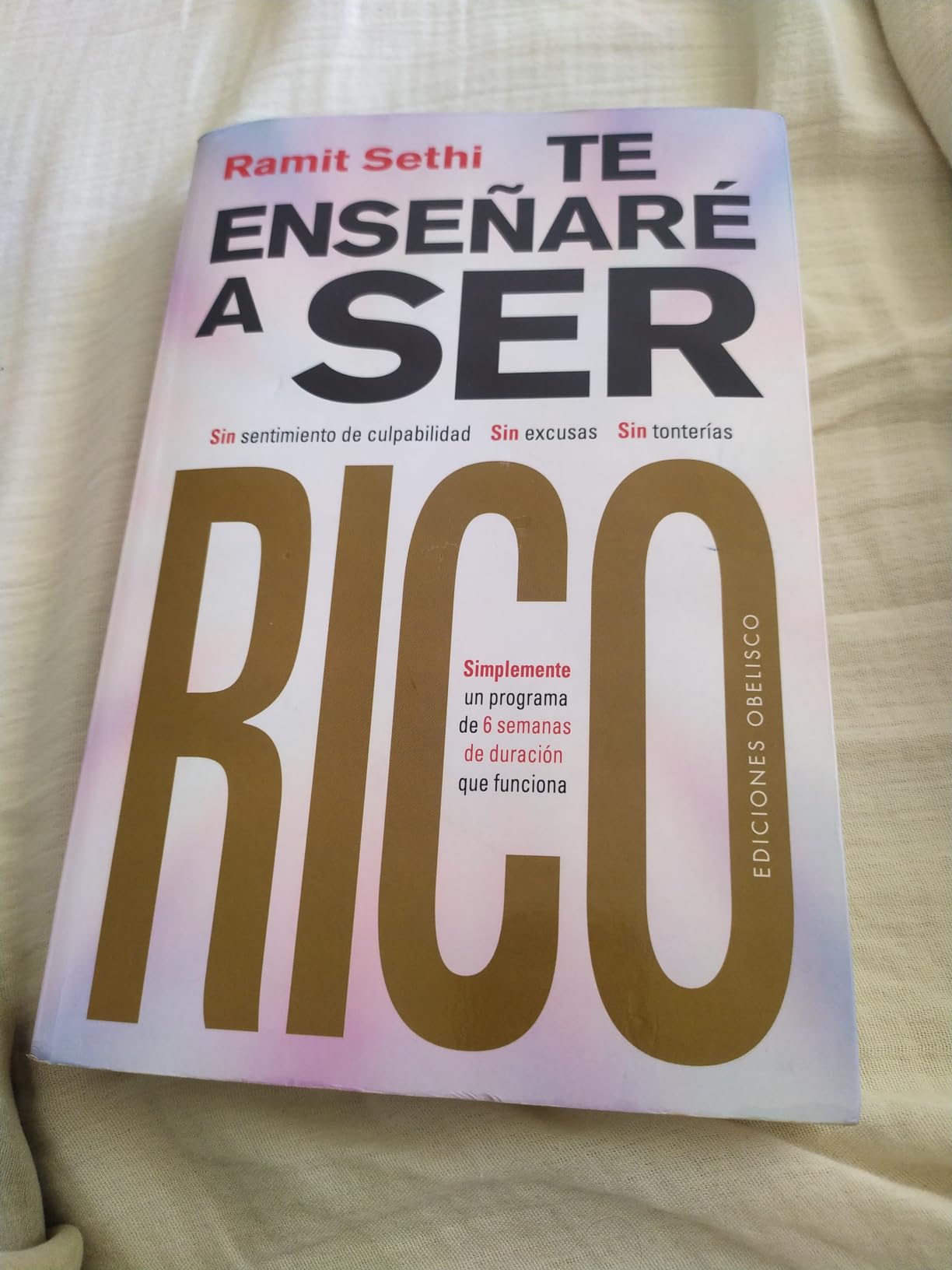 Te enseñaré a ser rico: Sin sentimiento de culpabilidad, sin excusas ...