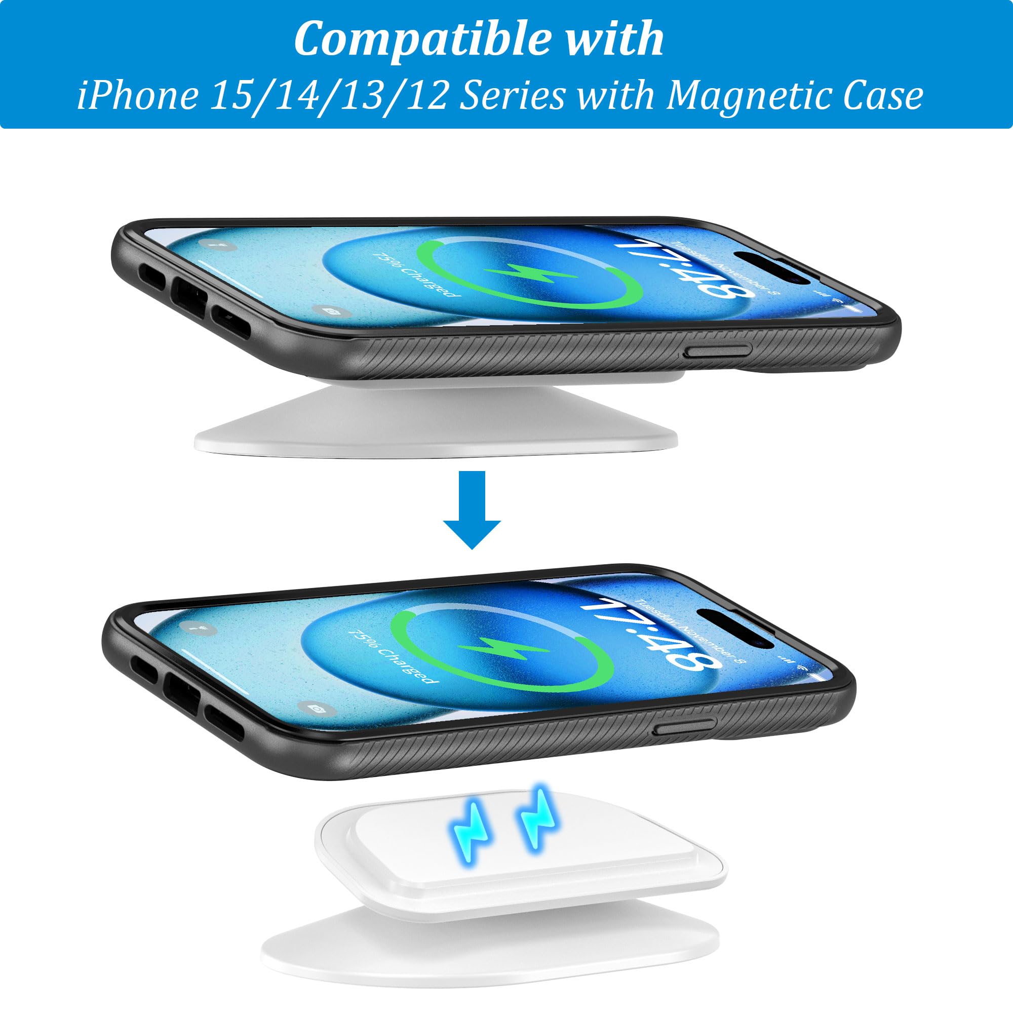 Echo 8 Stand 8 (3rd Generation) Adjustable Stand With USB-C Charging ...