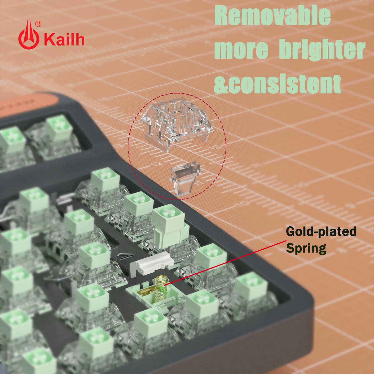 Snapklik.com : Kailh Box Jade Pro+ Switches For Mx Mechanical Keyboard ...