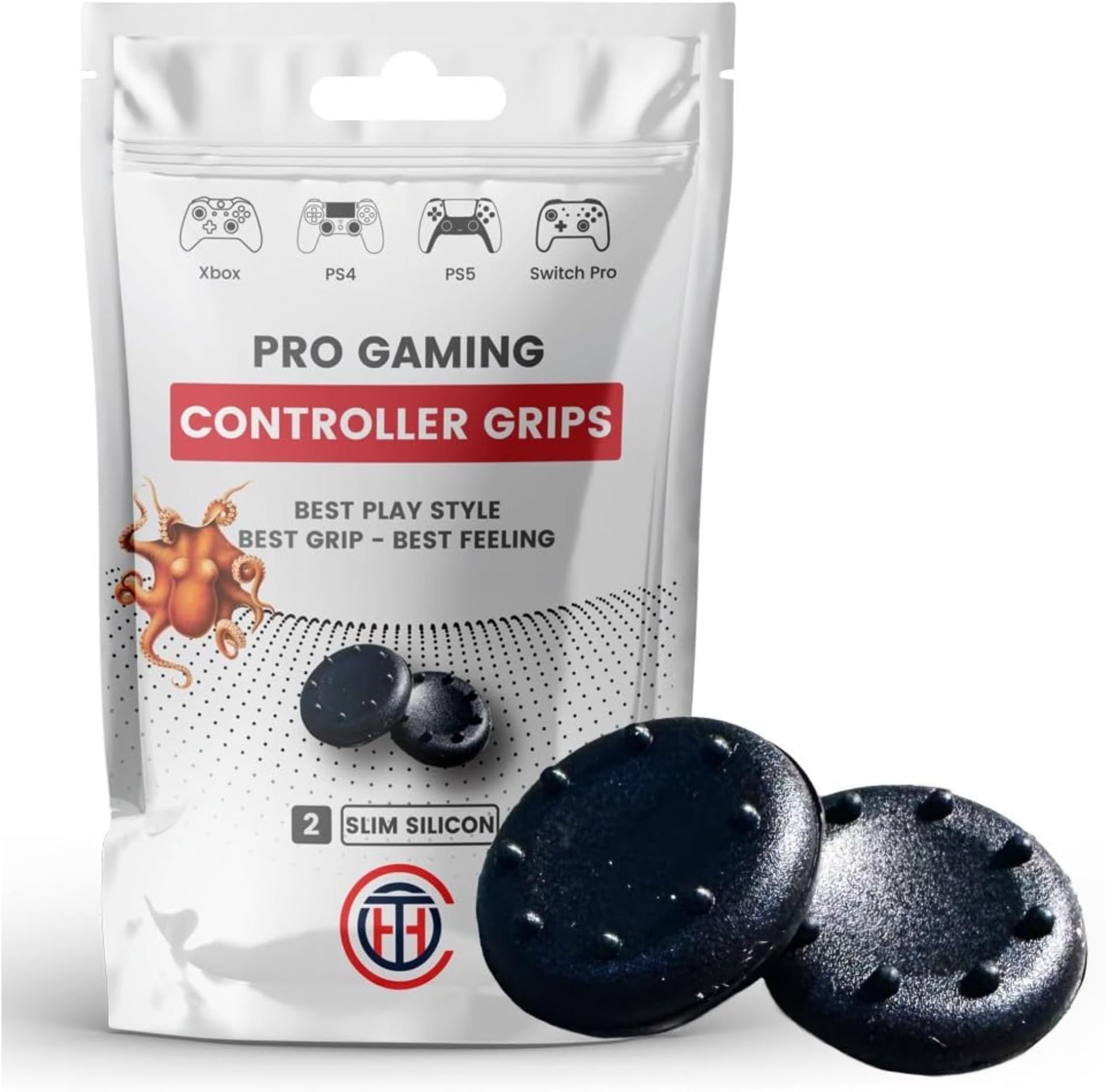 Amazon.com: CTHTBZ 24PCS Silicone Performance Joystick Grips Analog ...